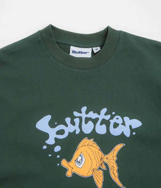 Butter Goods Goldfish T-Shirt - Dark Forest | Flatspot