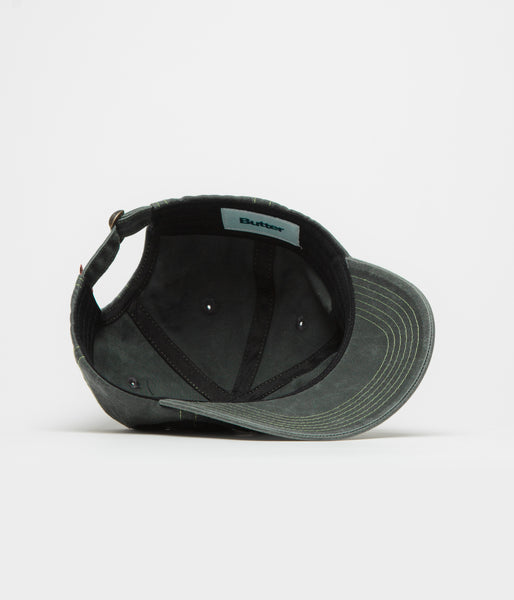 Butter Goods Scribble 5 Panel Cap - Washed Black | Flatspot