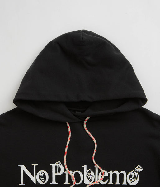 No Problemo Funghi Problemo Hoodie - Black | Flatspot