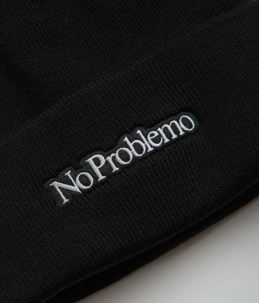 No Problemo Mini Problemo Beanie - Black | Flatspot