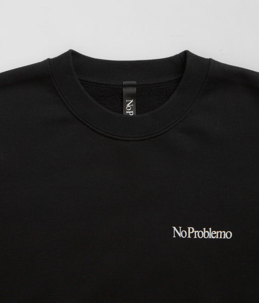 No Problemo Mini Problemo Crewneck Sweatshirt - Black | Flatspot