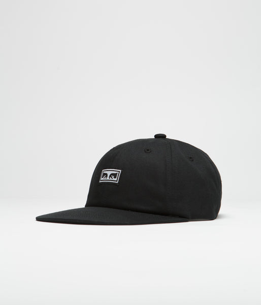 Obey Icon Eyes Cap - Black | Flatspot