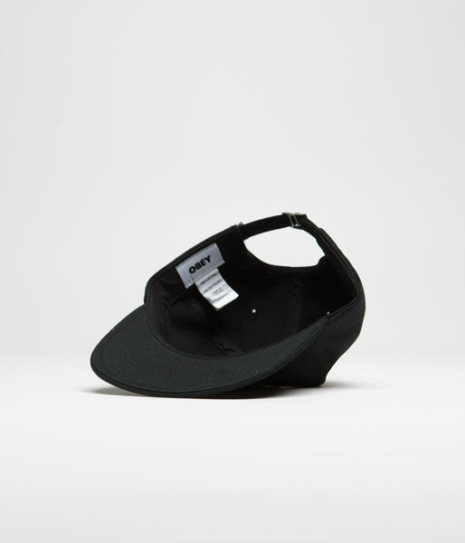 Obey Icon Face Cap - Black | Flatspot