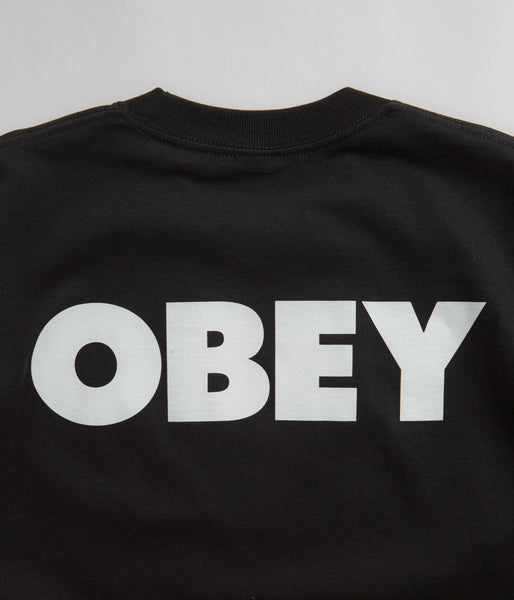 Obey Obey 2 T-Shirt - Black | Flatspot