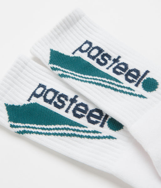 Pasteelo O.G. Socks - White / Green | Flatspot