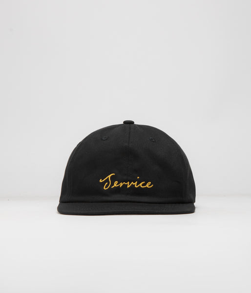 Service Works Script Cap - Black | Flatspot