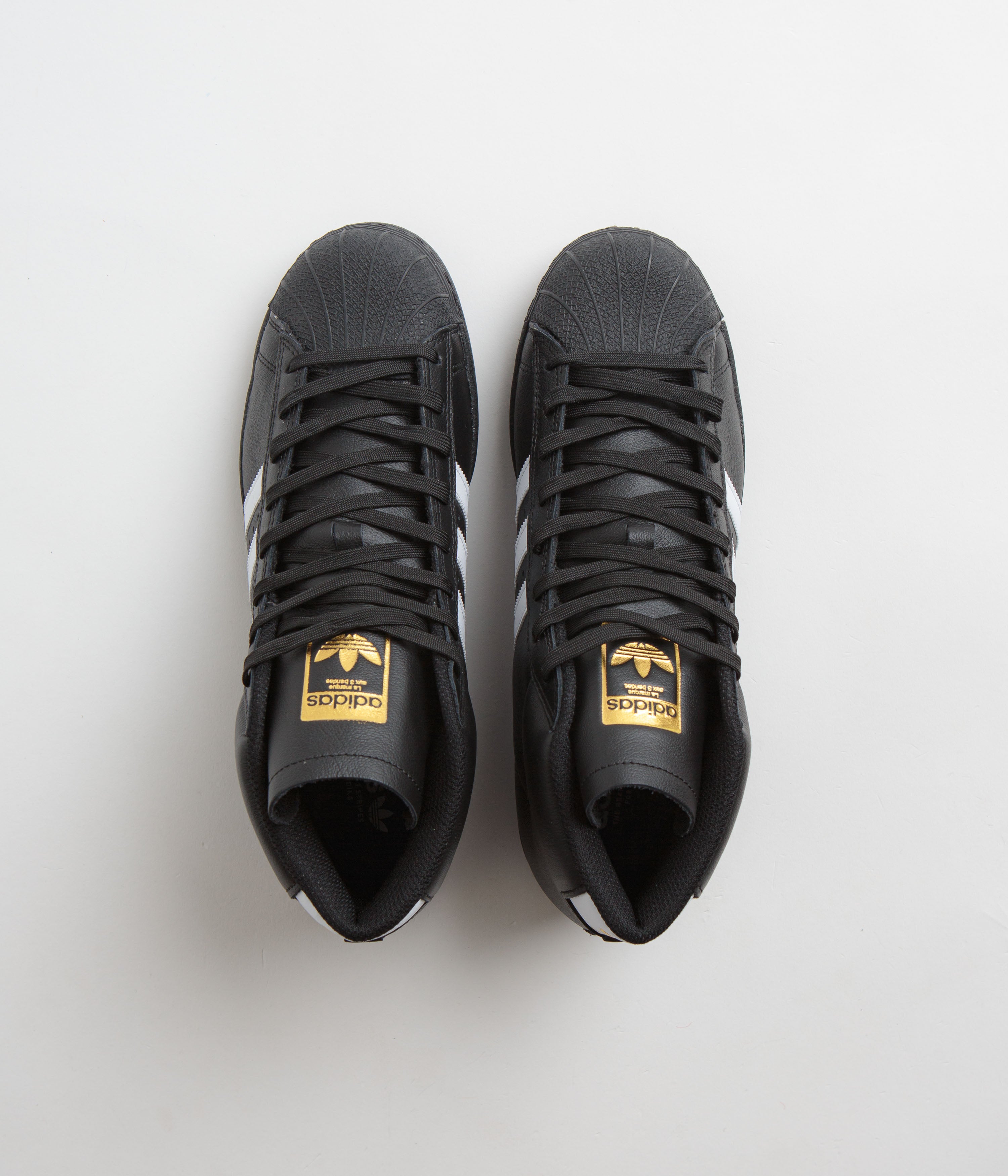 Adidas Pro Model ADV Shoes - Core Black / FTWR White / Gold Metallic ...