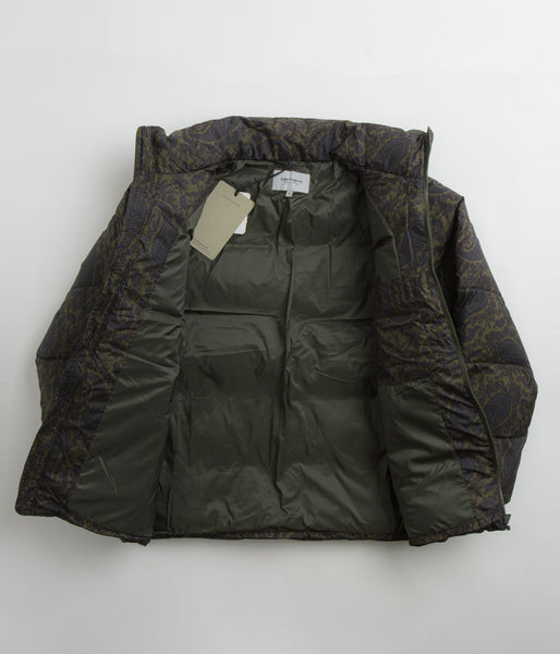 Carhartt Springfield Jacket - Paisley Print / Plant / Black | Flatspot
