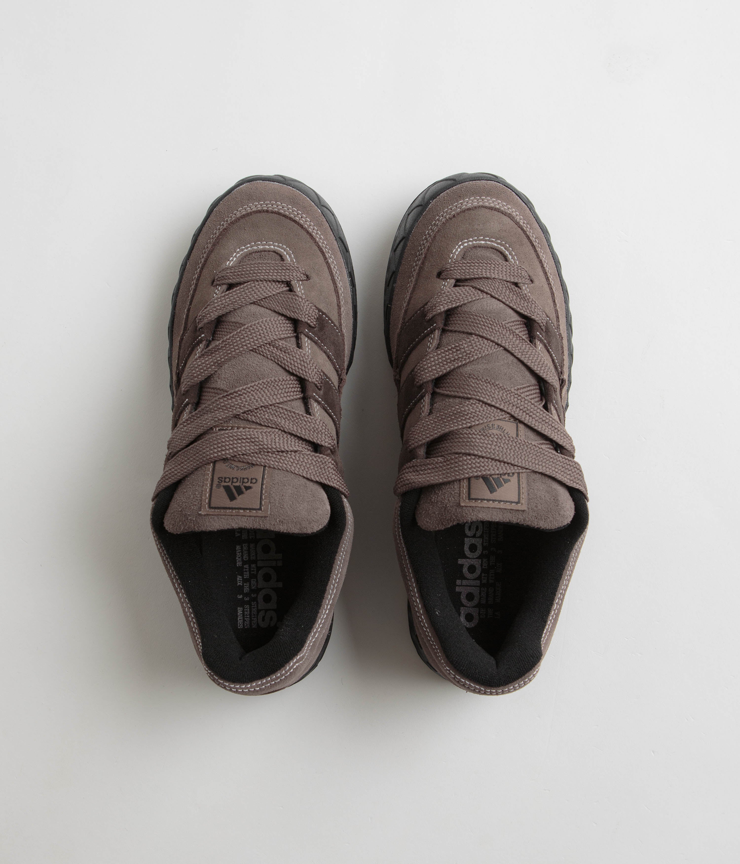 Adidas Adimatic Shoes - Earth Strata / Dark Brown / Crystal White ...
