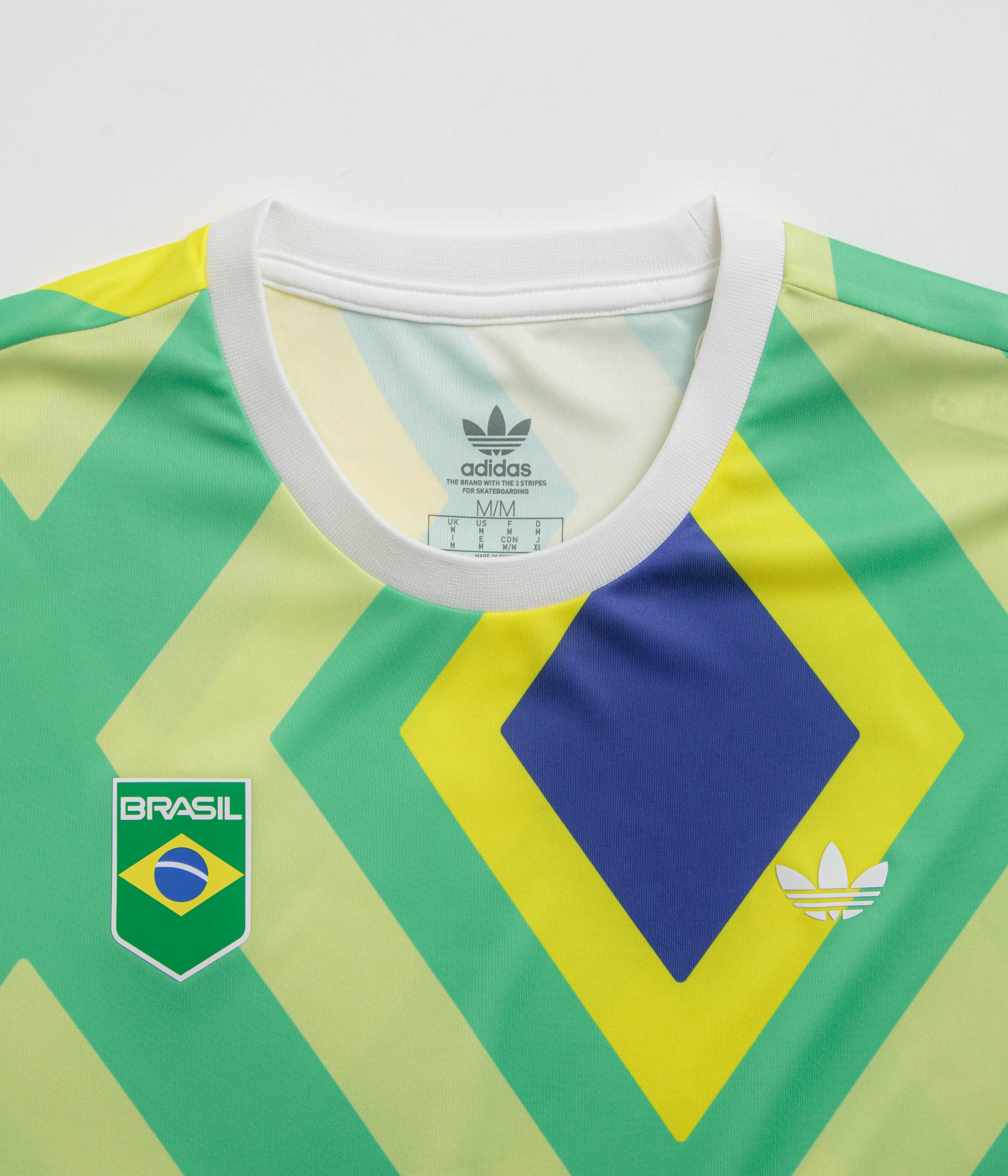 Adidas Brasil Criola Jersey - Pulse Yellow / Multicolor | Flatspot