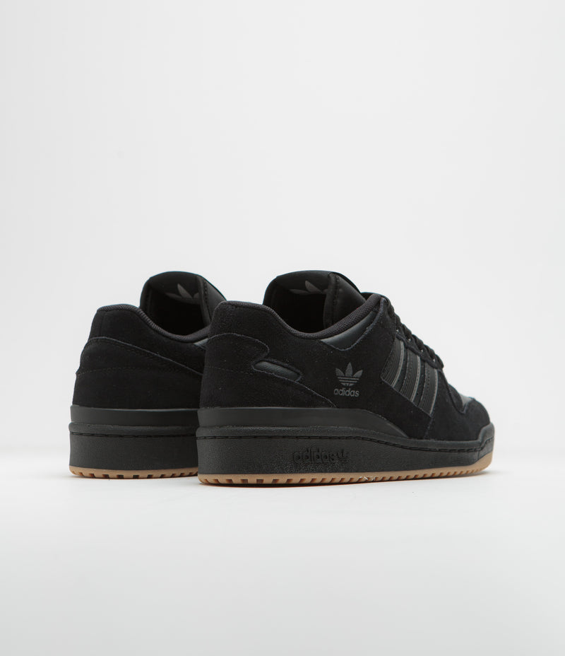 Adidas Forum 84 Low ADV Shoes - Core Black / Carbon / Grey Three | Flatspot
