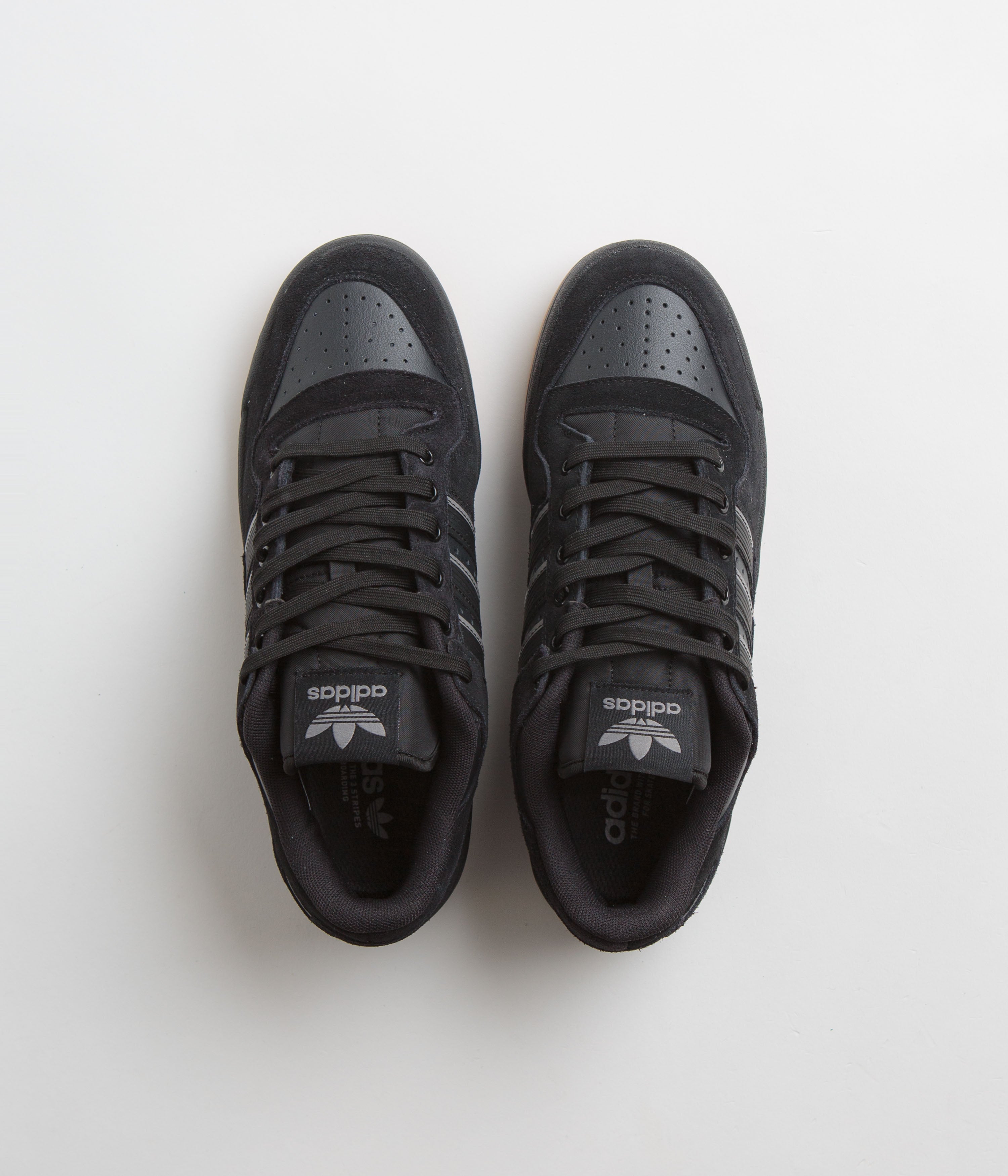 Adidas Forum 84 Low ADV Shoes - Core Black / Carbon / Grey Three | Flatspot