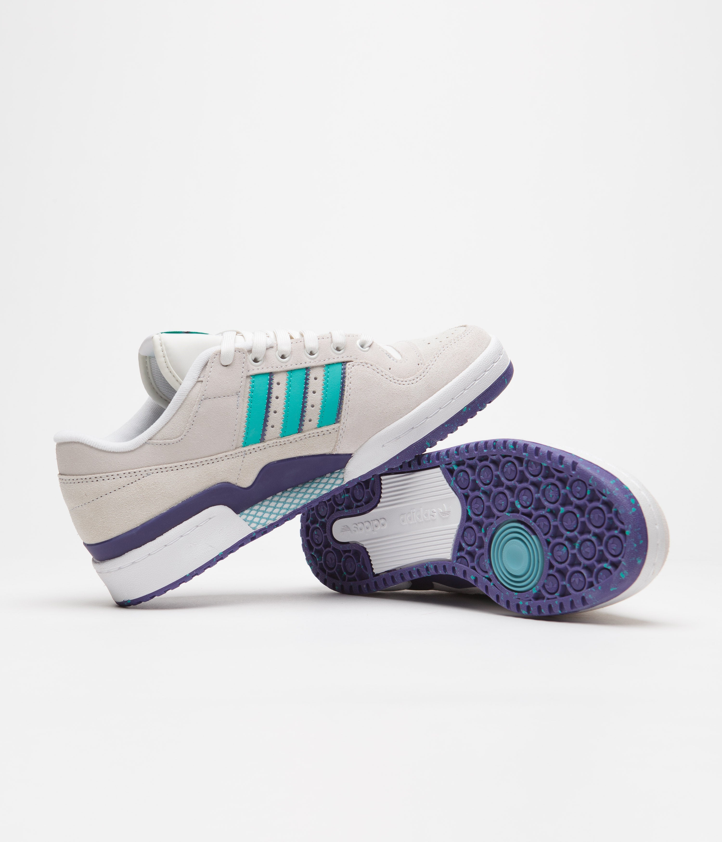 Adidas Forum 84 Low ADV Shoes - Crystal White / Preloved Blue / FTWR W ...