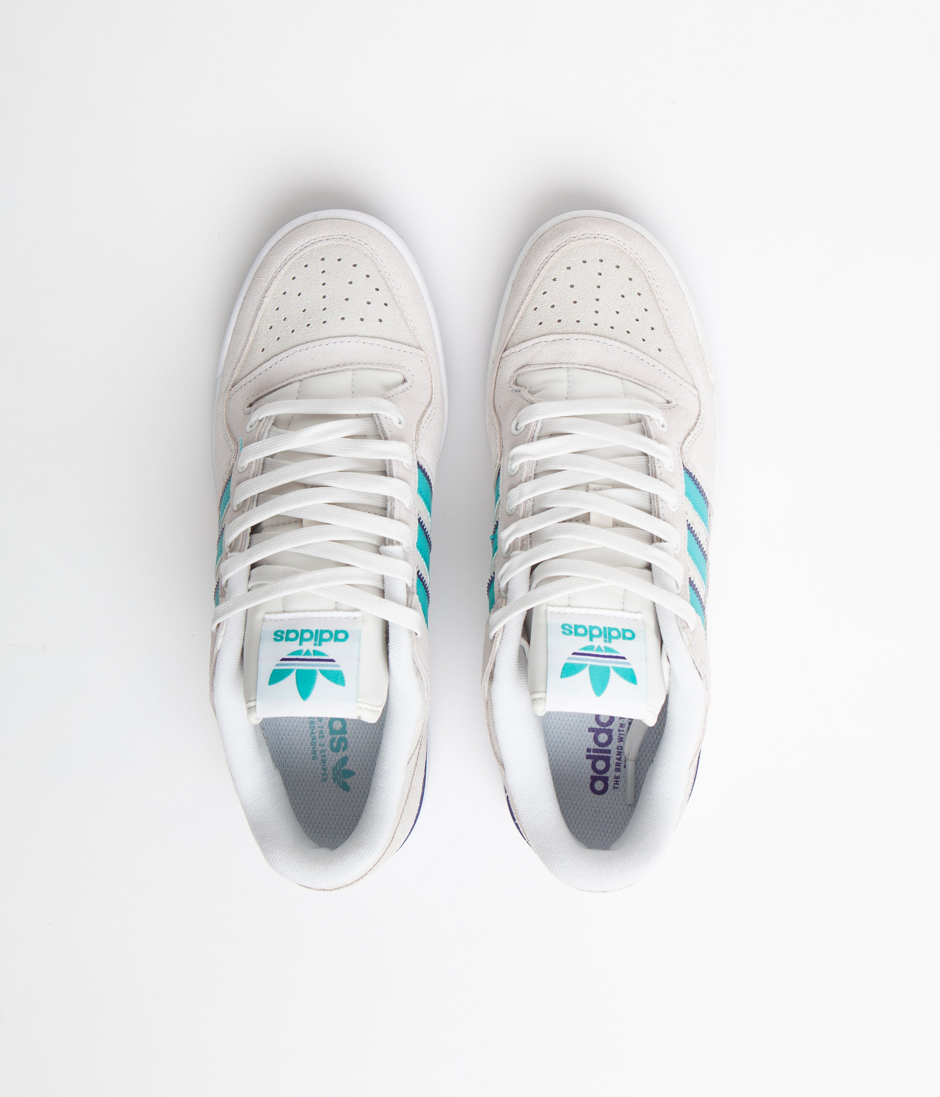 Adidas Forum 84 Low ADV Shoes - Crystal White / Preloved Blue / FTWR W ...