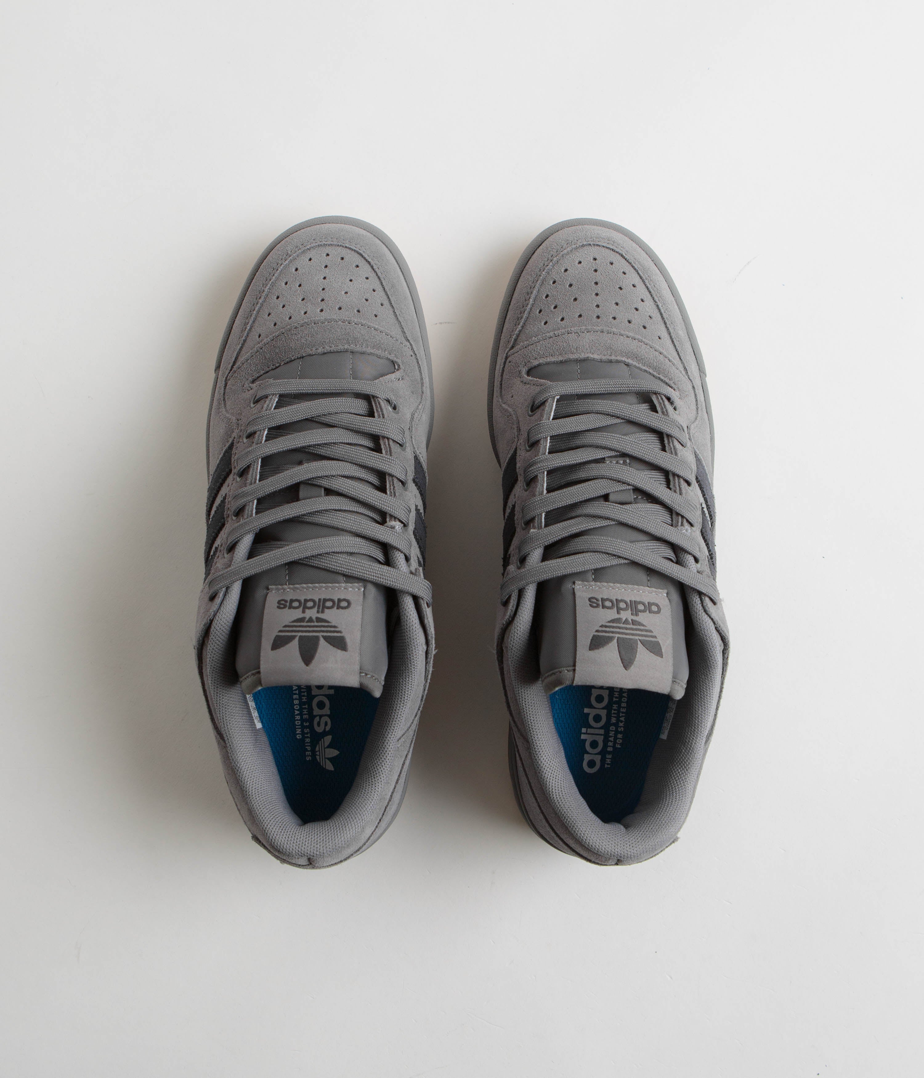 Adidas Forum 84 Low ADV Shoes - Grey Four / Carbon / Grey Three | flatspot