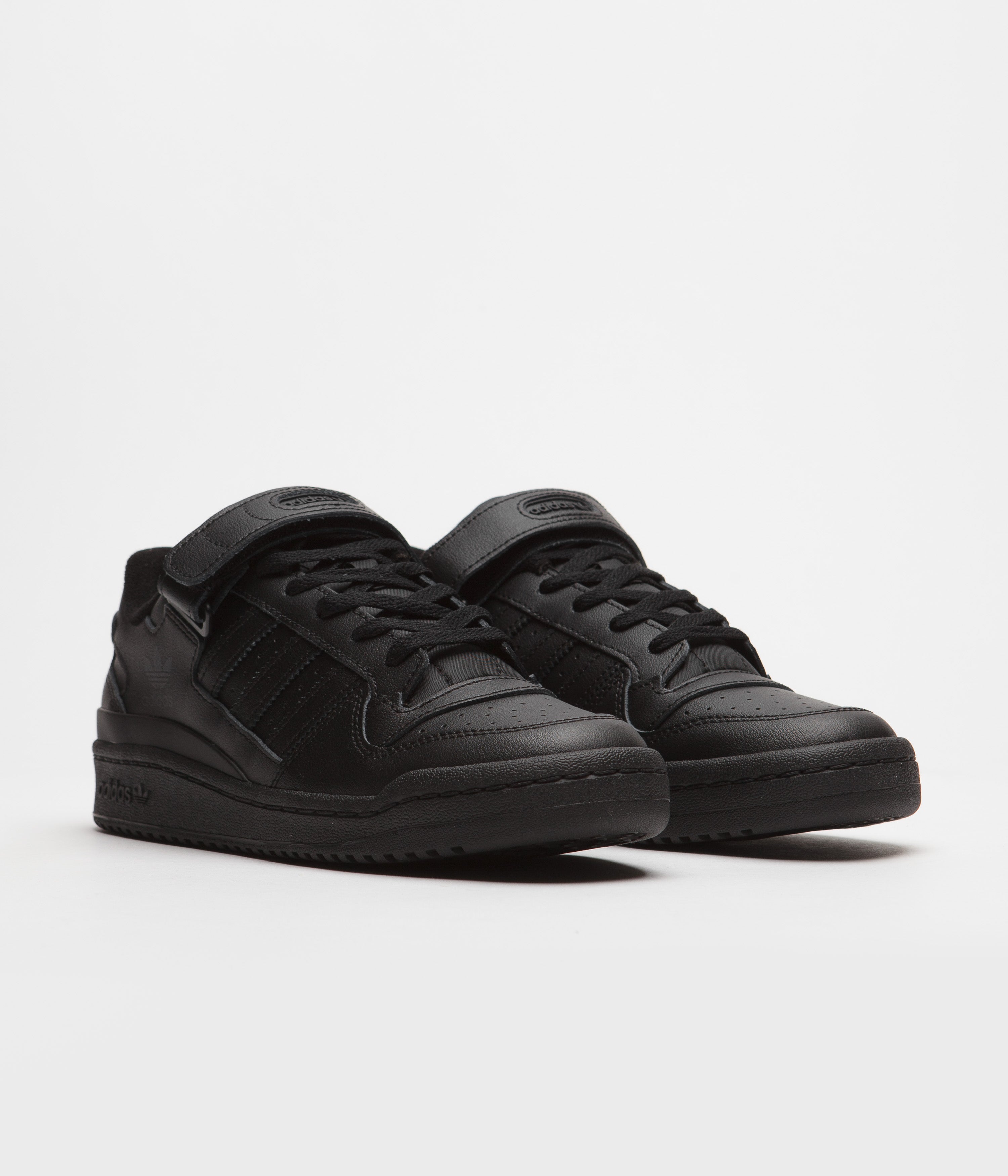 Adidas Forum Low Shoes - Core Black / Core Black / Core Black | Flatspot
