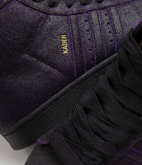 Adidas Kader Pro Model ADV Shoes - Core Black / Core Black / Dark Purp ...