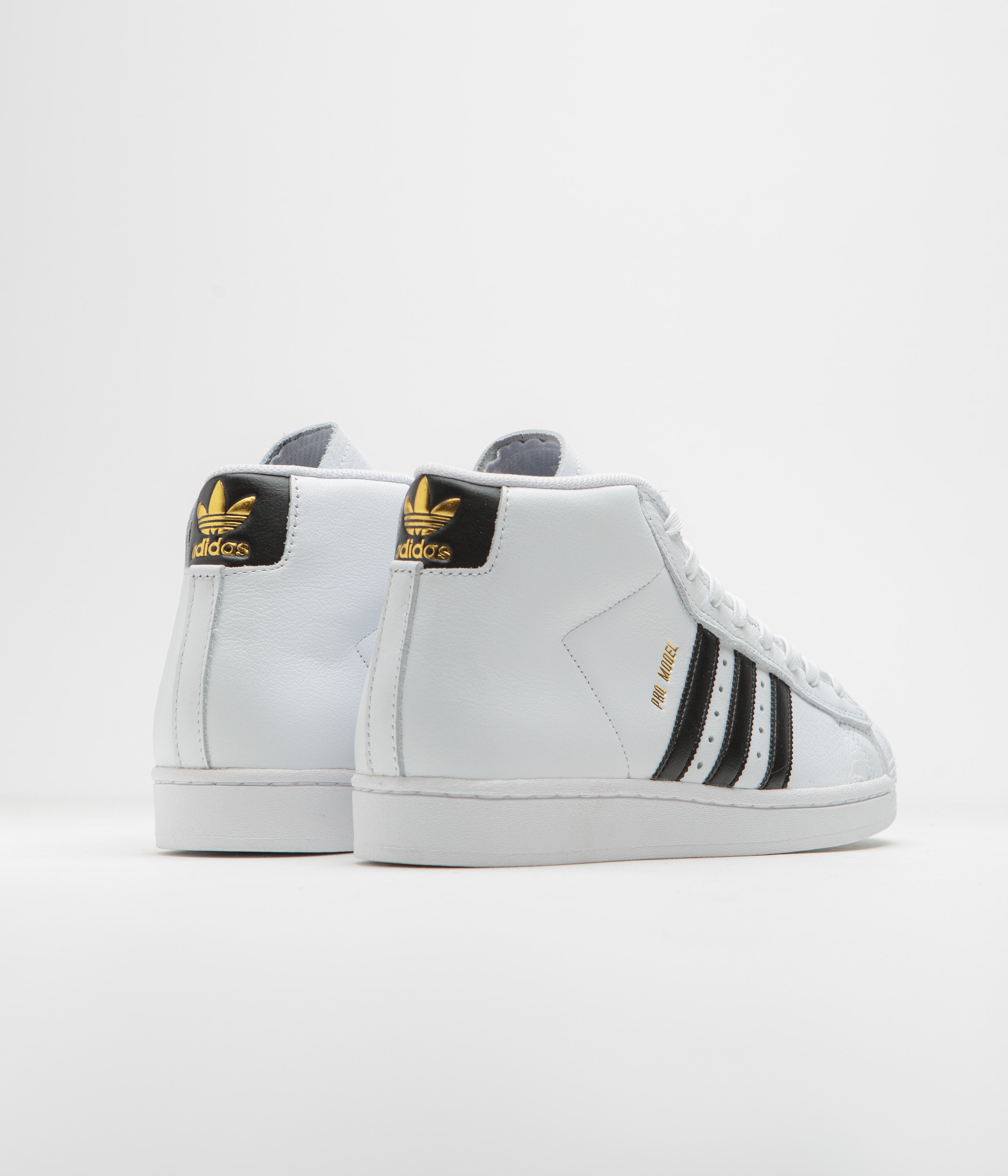 Adidas Pro Model ADV Shoes - FTWR White / Core Black / Gold Metallic ...