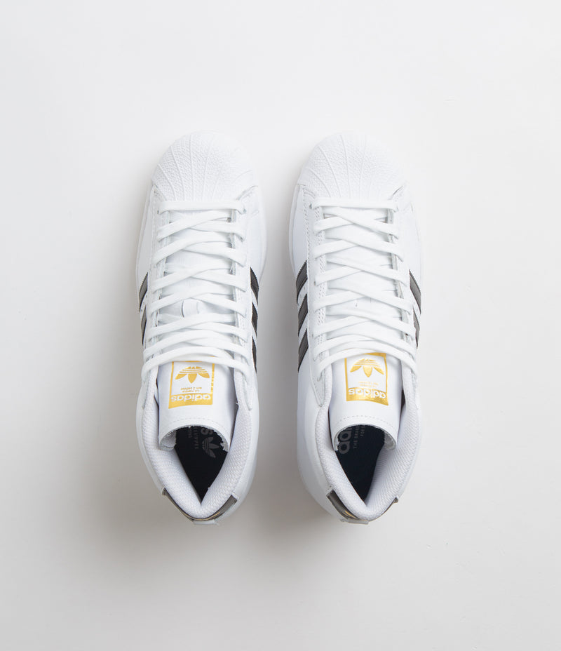 Adidas Pro Model ADV Shoes - FTWR White / Core Black / Gold Metallic ...