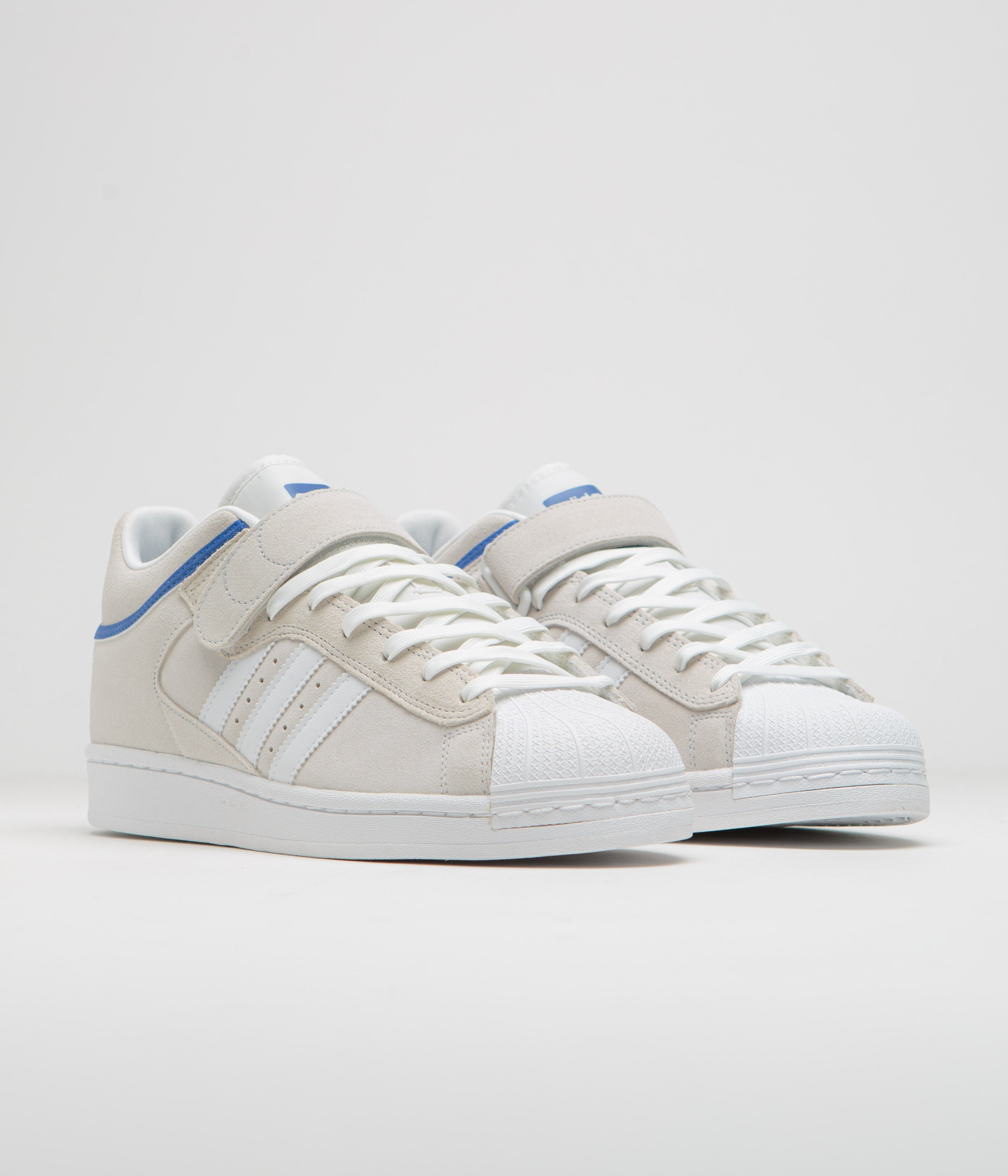 Adidas Pro Shell ADV Shoes - Crystal White / FTWR White / Team Royal B ...