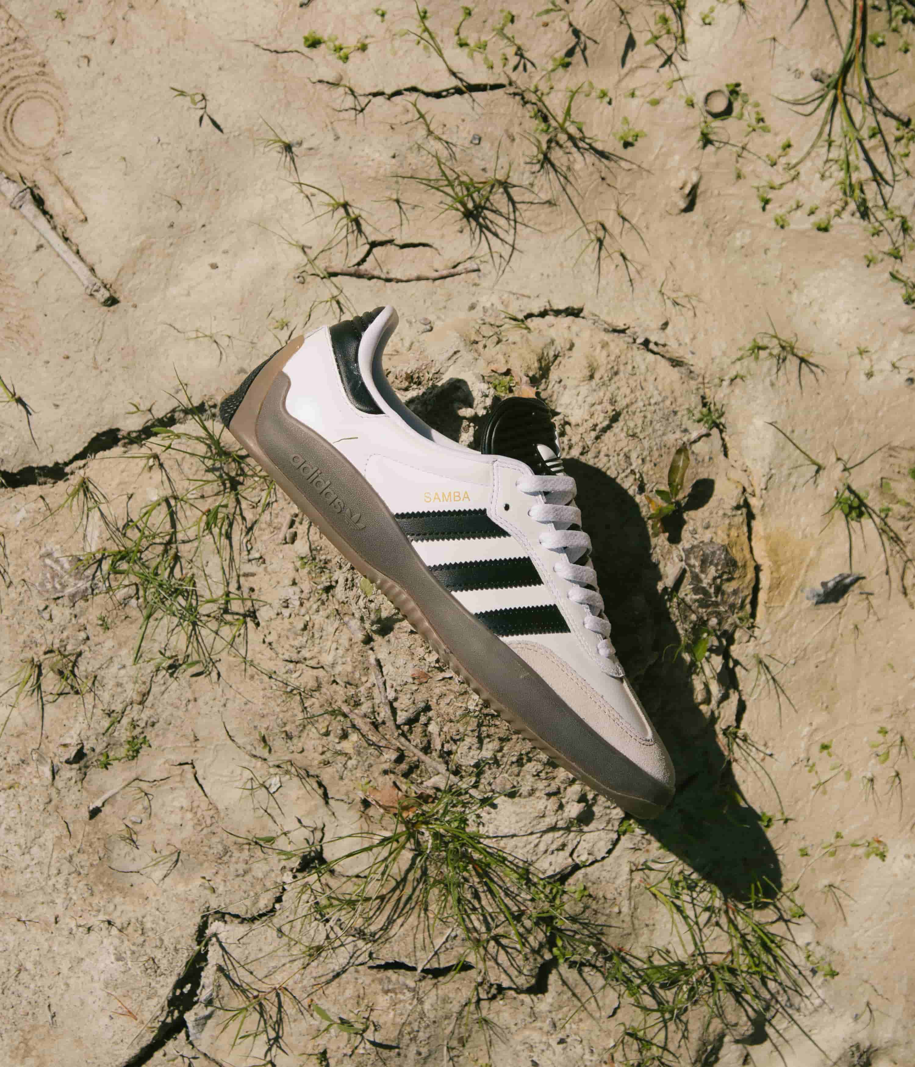 Adidas Puig Samba Shoes - Cloud White / Core Black / Gum | flatspot