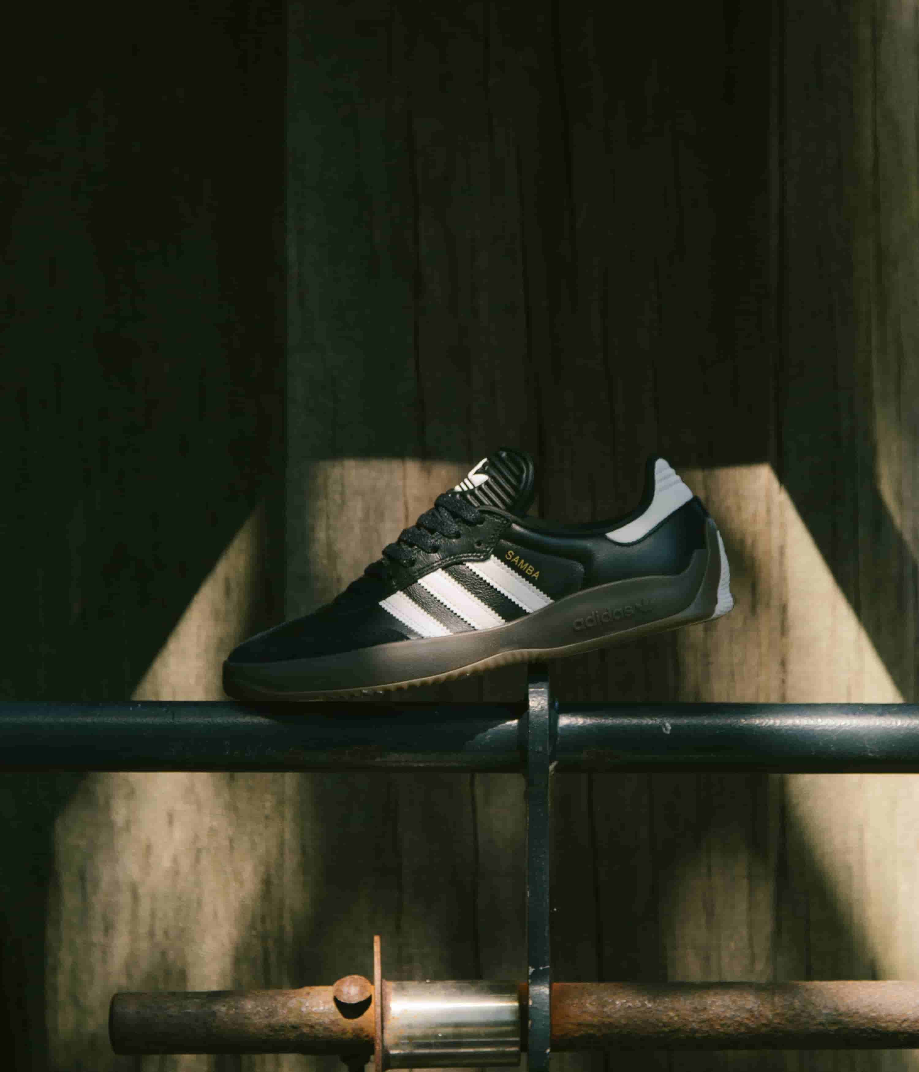 Adidas Puig Samba Shoes - Core Black / FTWR White / Gum | flatspot