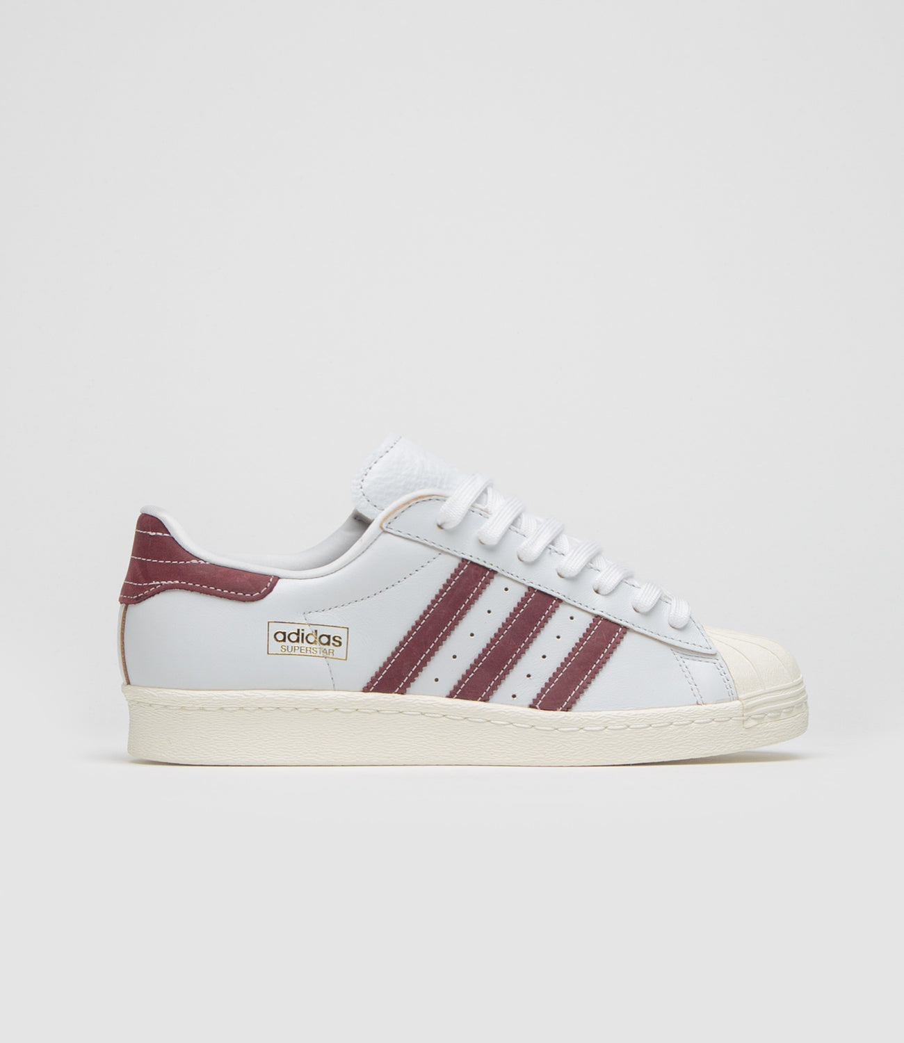 Adidas Superstar 80 ADV Shoes - Crystal White / Shadow Red / Off White ...
