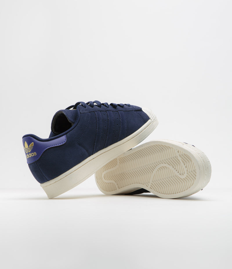 Adidas Superstar ADV Shoes - Dark Blue / Team Royal Blue / Gold Metall ...