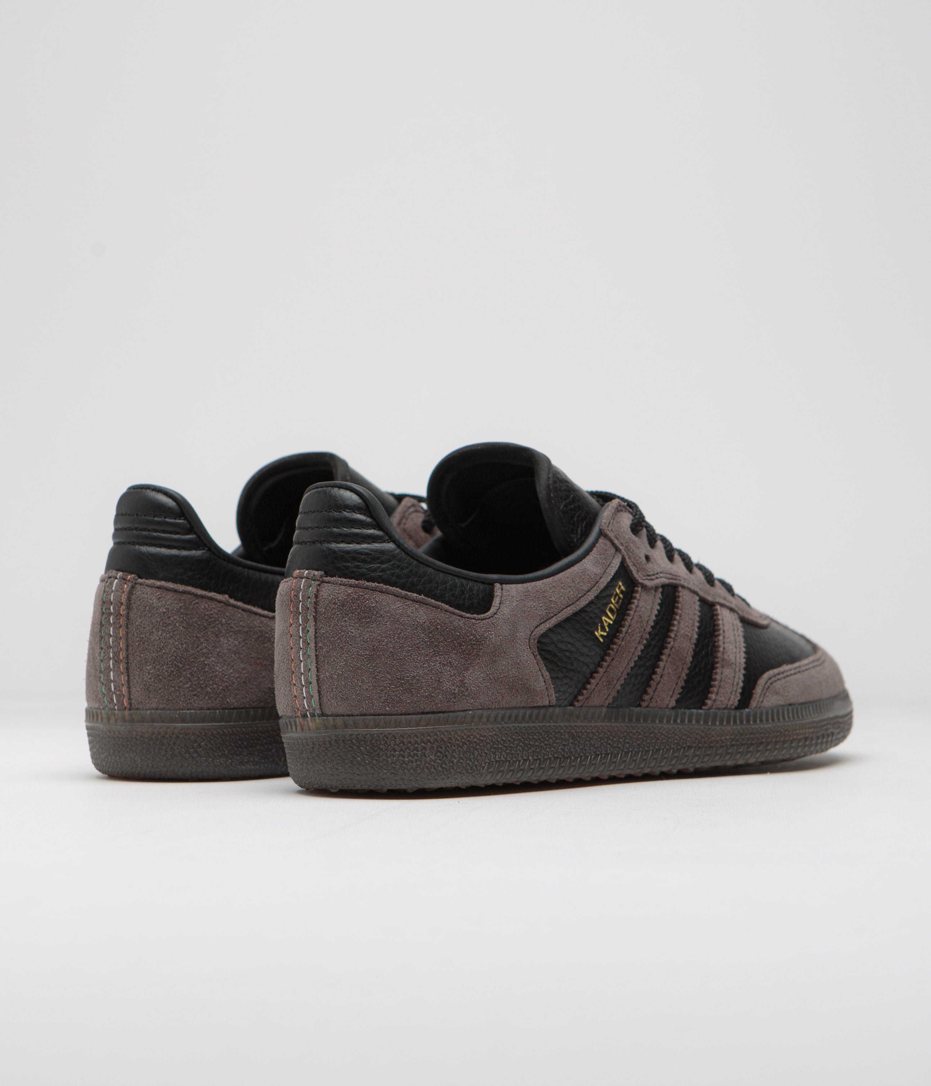 Adidas x Kader Samba ADV Shoes - Core Black / Brown / Gum5 | Flatspot