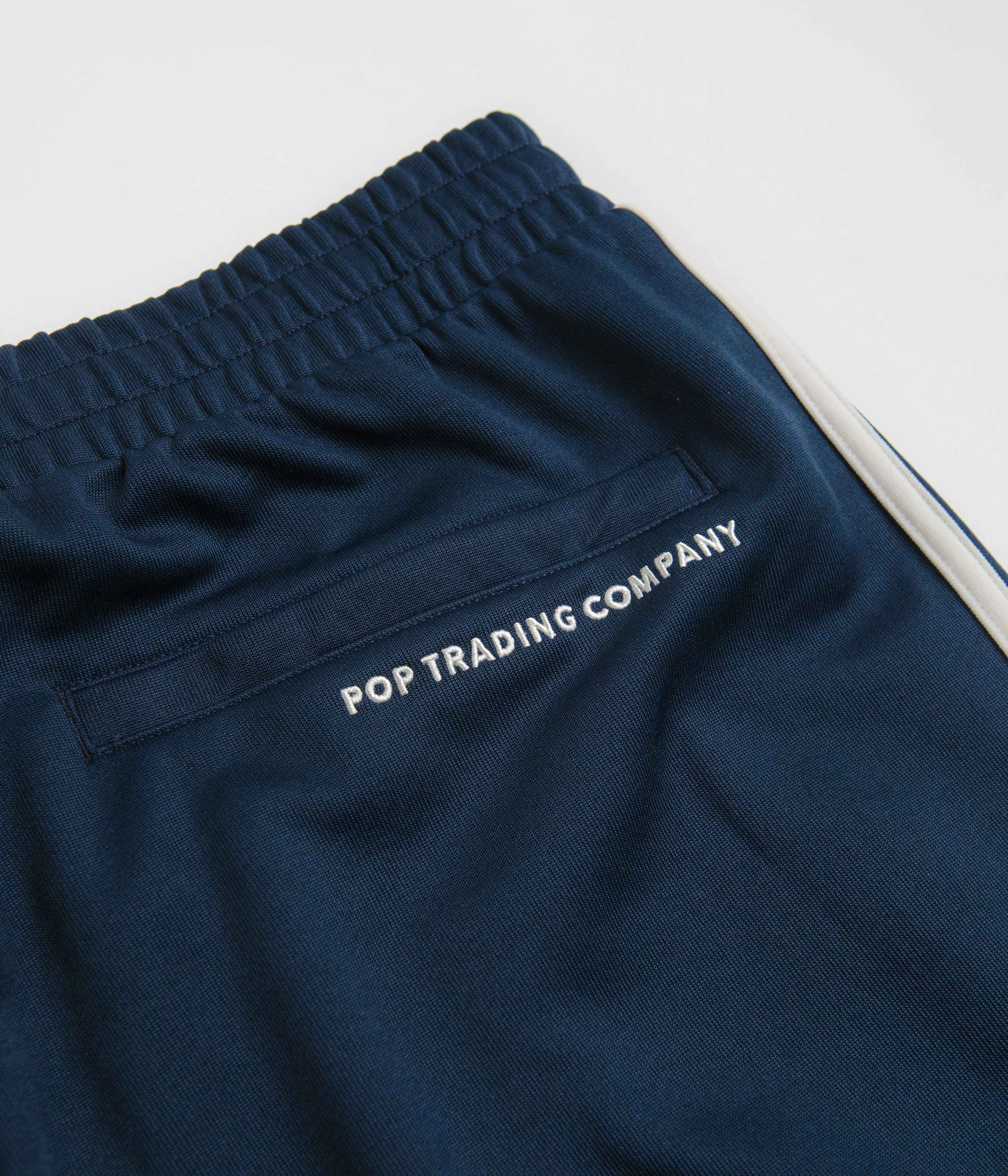 Adidas x Pop Trading Company Beckenbauer Track Pants - Collegiate Navy ...