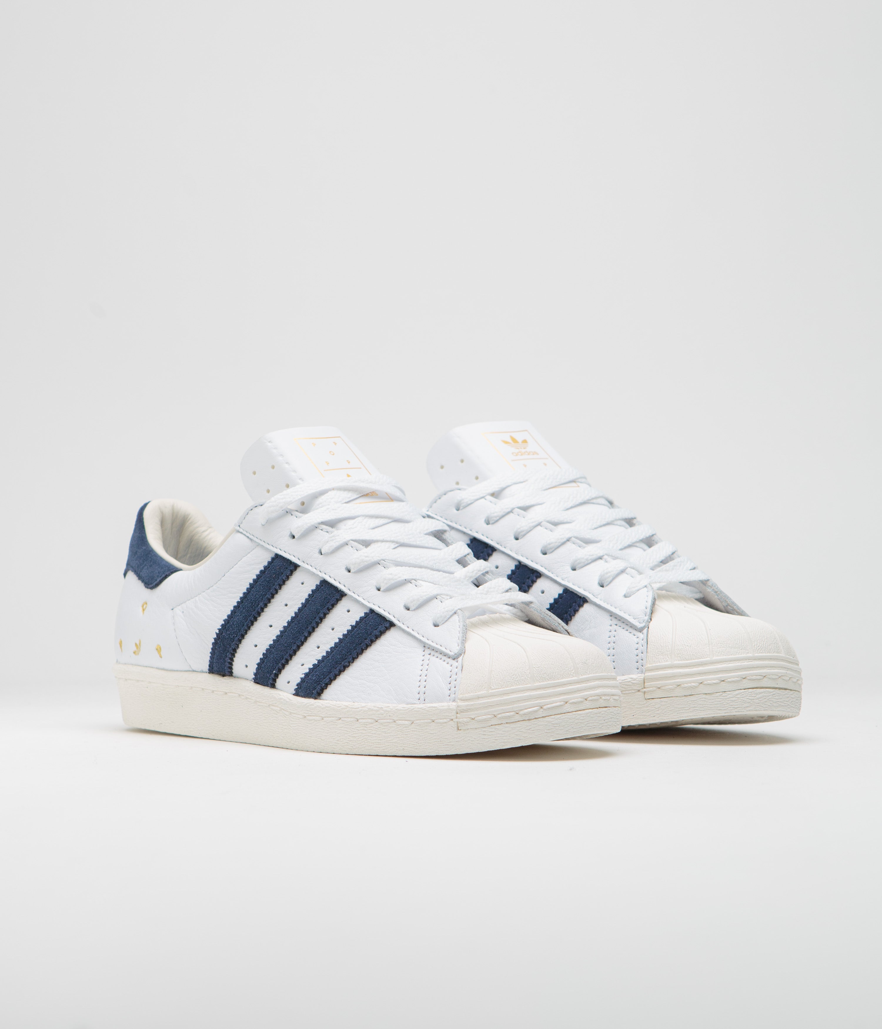 Adidas x Pop Trading Company Superstar ADV shoes - FTWR White / Colleg ...