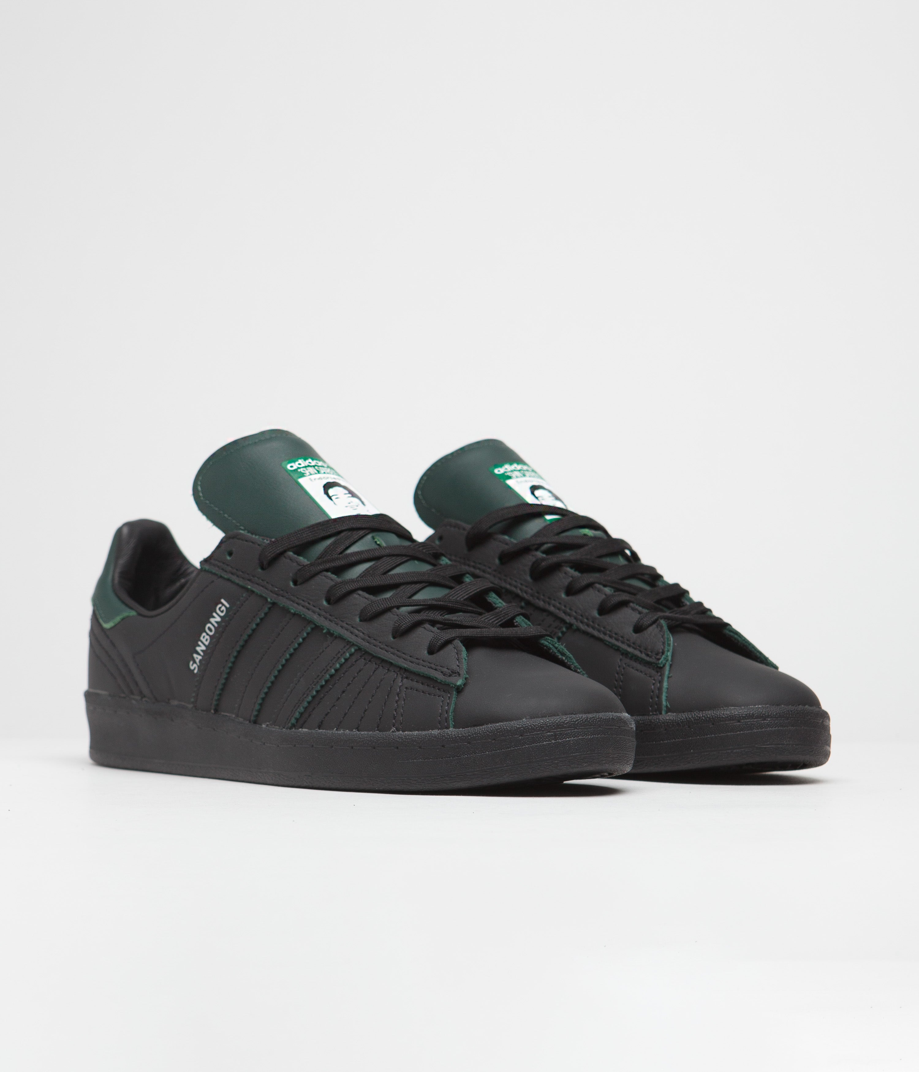 Adidas x Shin Sanbongi Campus Adv Shoes - Core Black / Core Black / Co ...