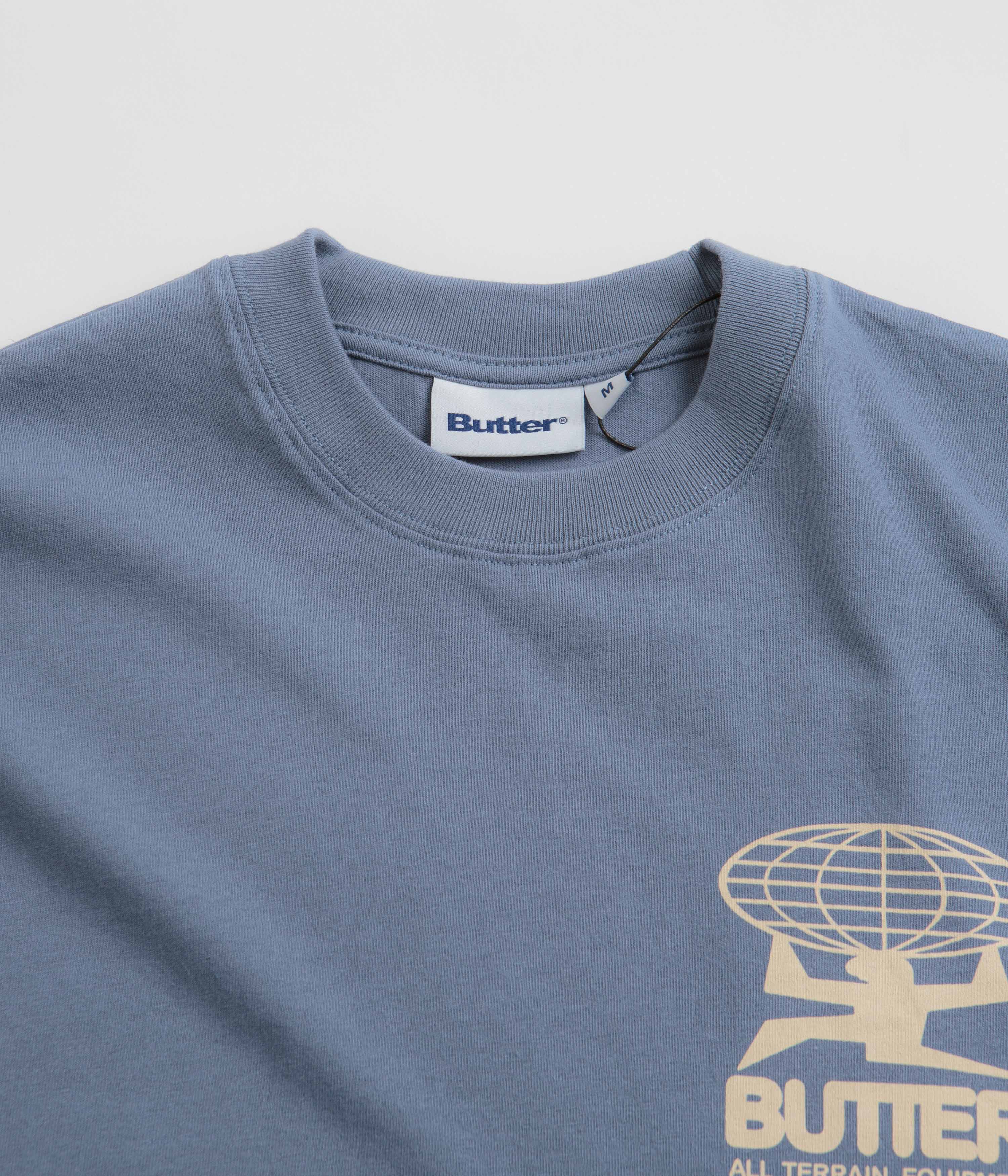 Butter Goods All Terrain T-Shirt - Slate Blue | Flatspot