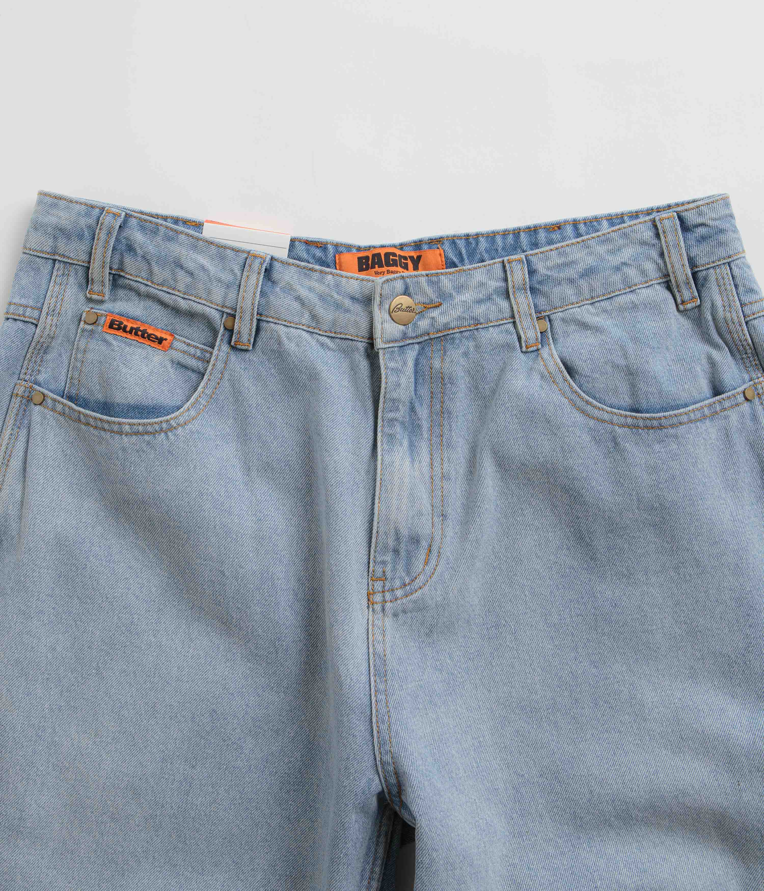 Butter Goods Baggy Jeans - Light Blue | Flatspot