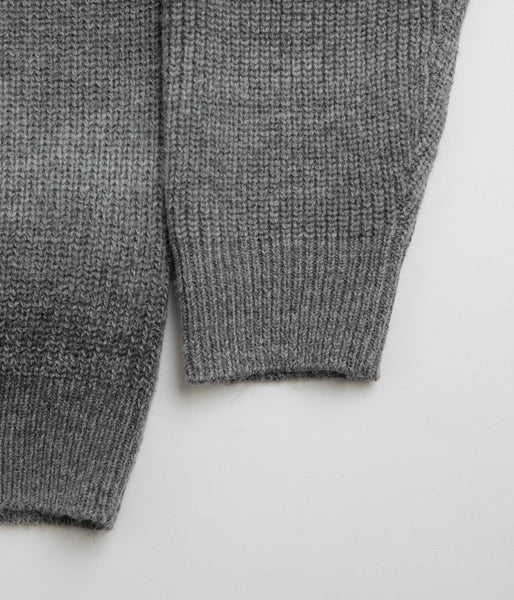 Butter Goods Beams Knit Sweatshirt - Charcoal | Flatspot