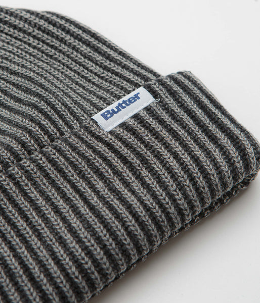 Butter Goods Bleached Wharfie Beanie - Black | Flatspot