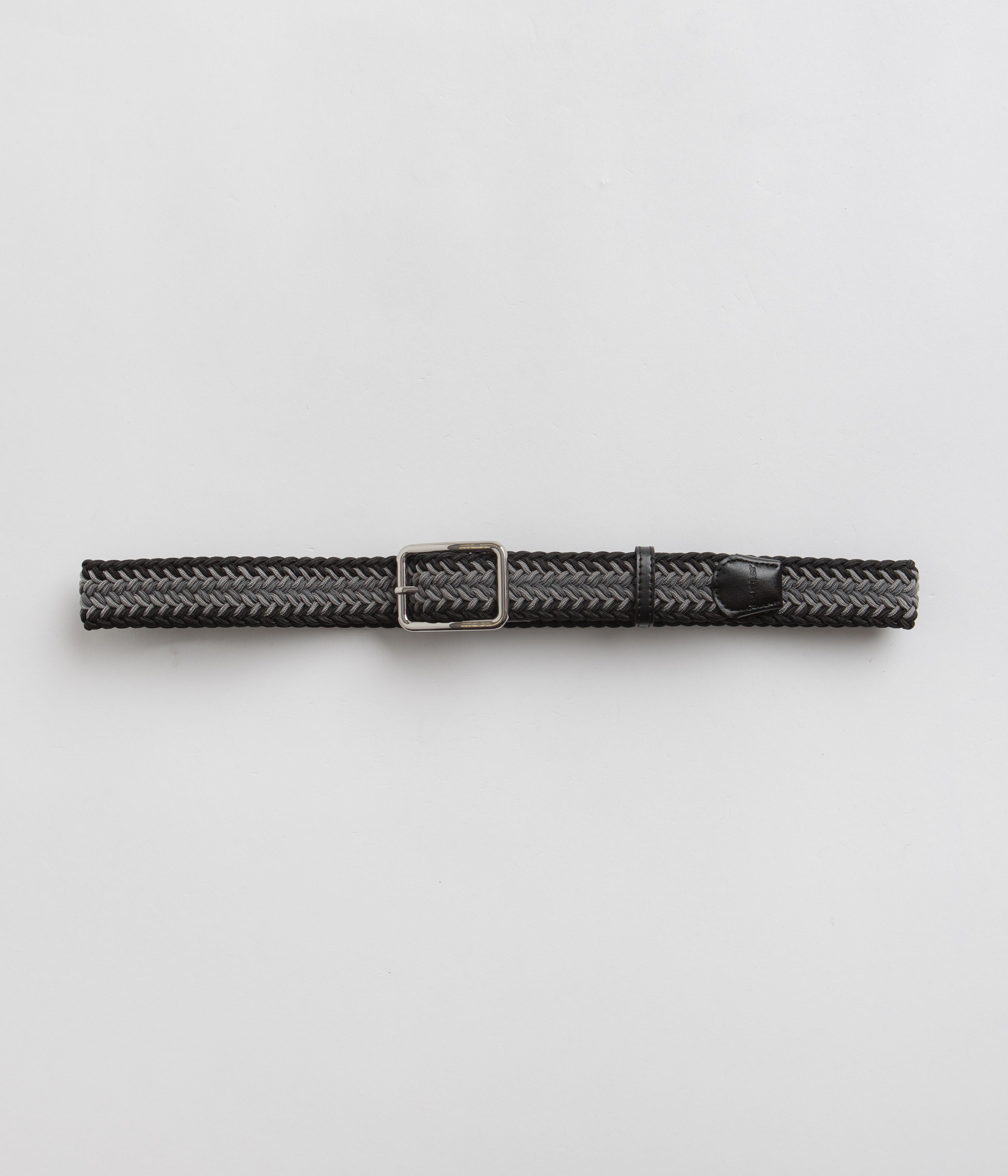 Butter Goods Braided Belt - Black / Grey | Flatspot