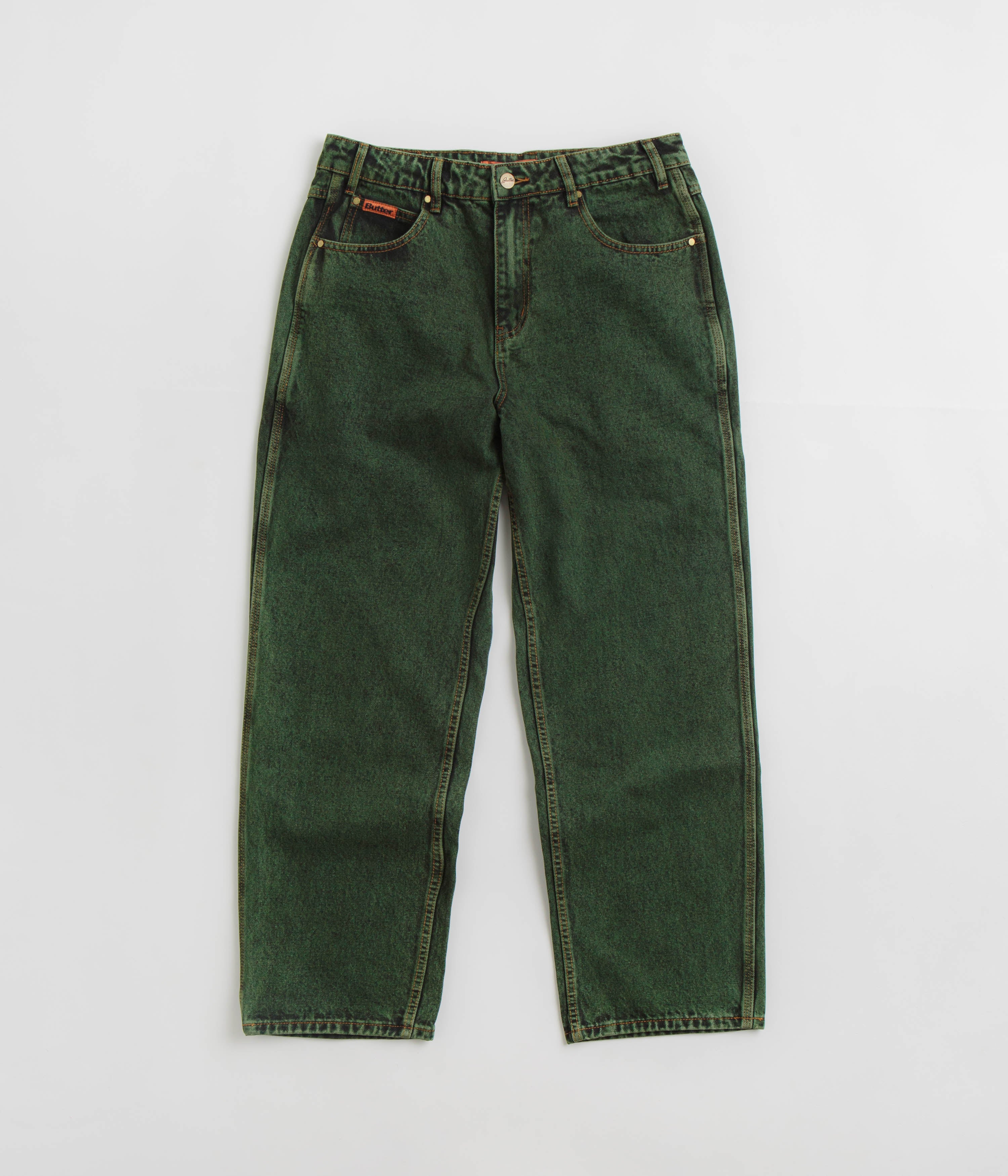 Butter Goods Caterpillar Jeans - Army Wash | Flatspot