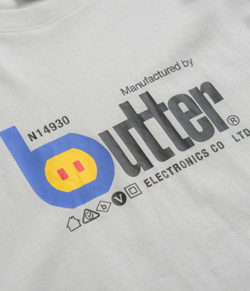 Butter Goods Electronics T-Shirt - Cement | Flatspot