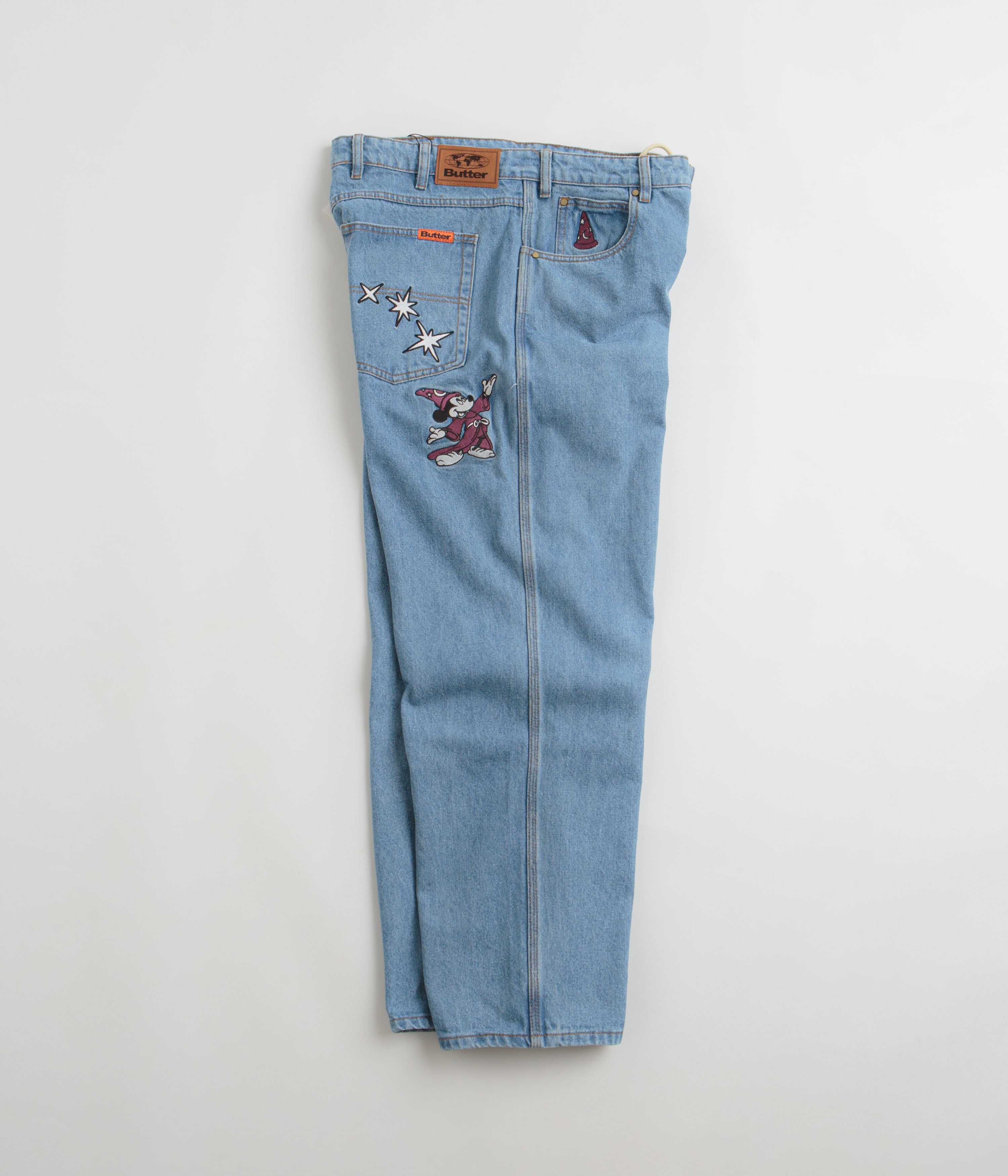 Butter Goods Fantasia Baggy Denim Jeans - Washed Indigo | Flatspot