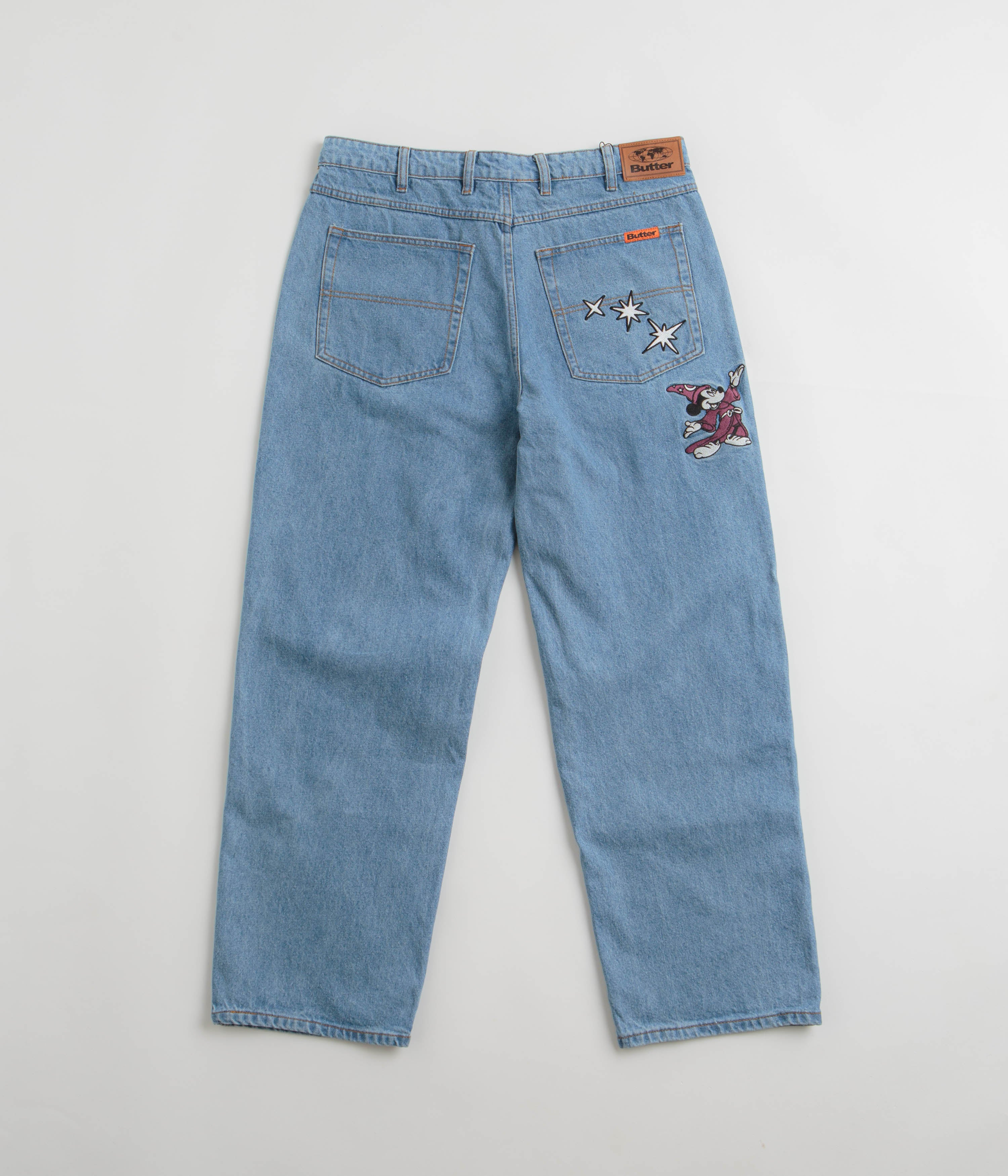 Butter Goods Fantasia Baggy Denim Jeans - Washed Indigo | Flatspot