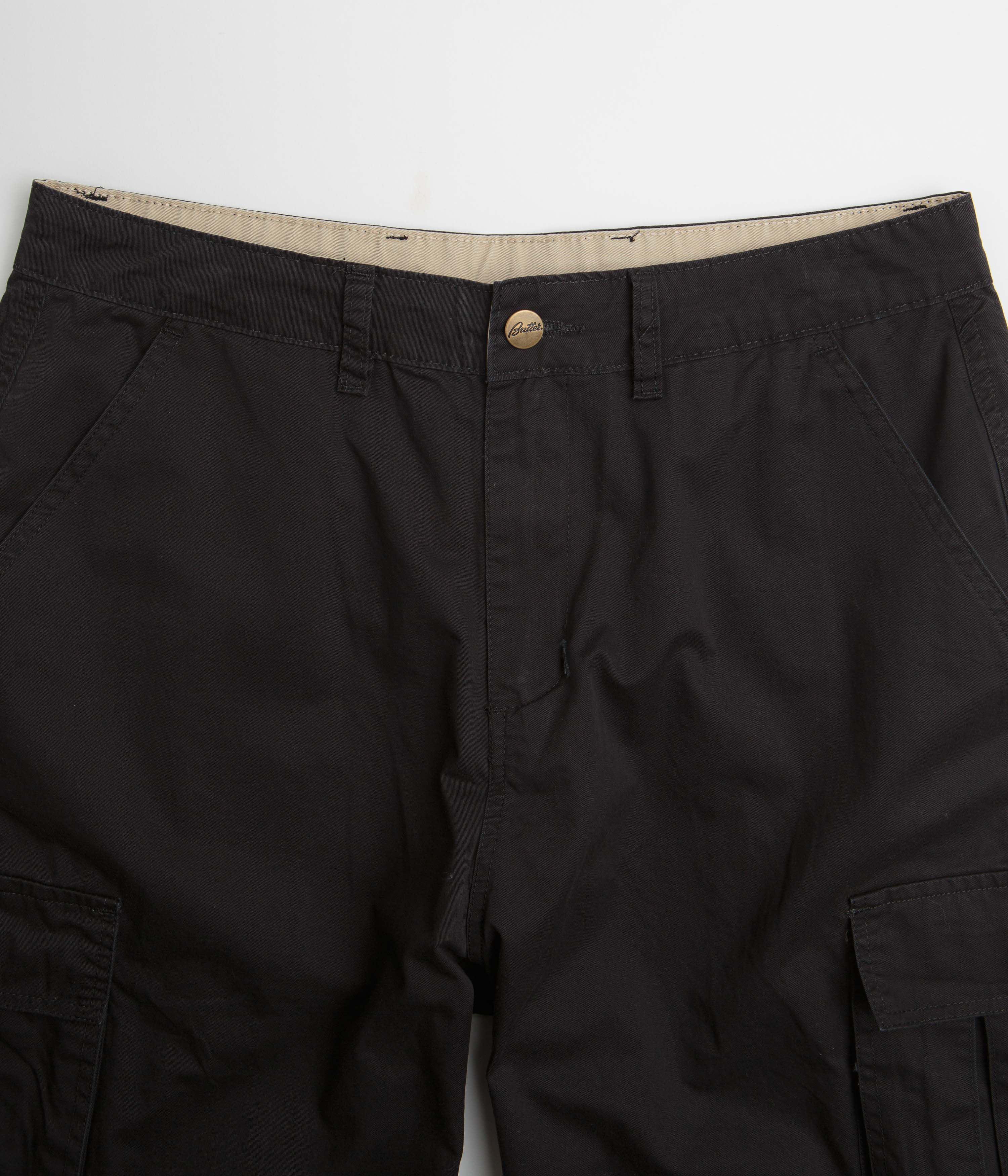Butter Goods Field Cargo Pants - Black | Flatspot