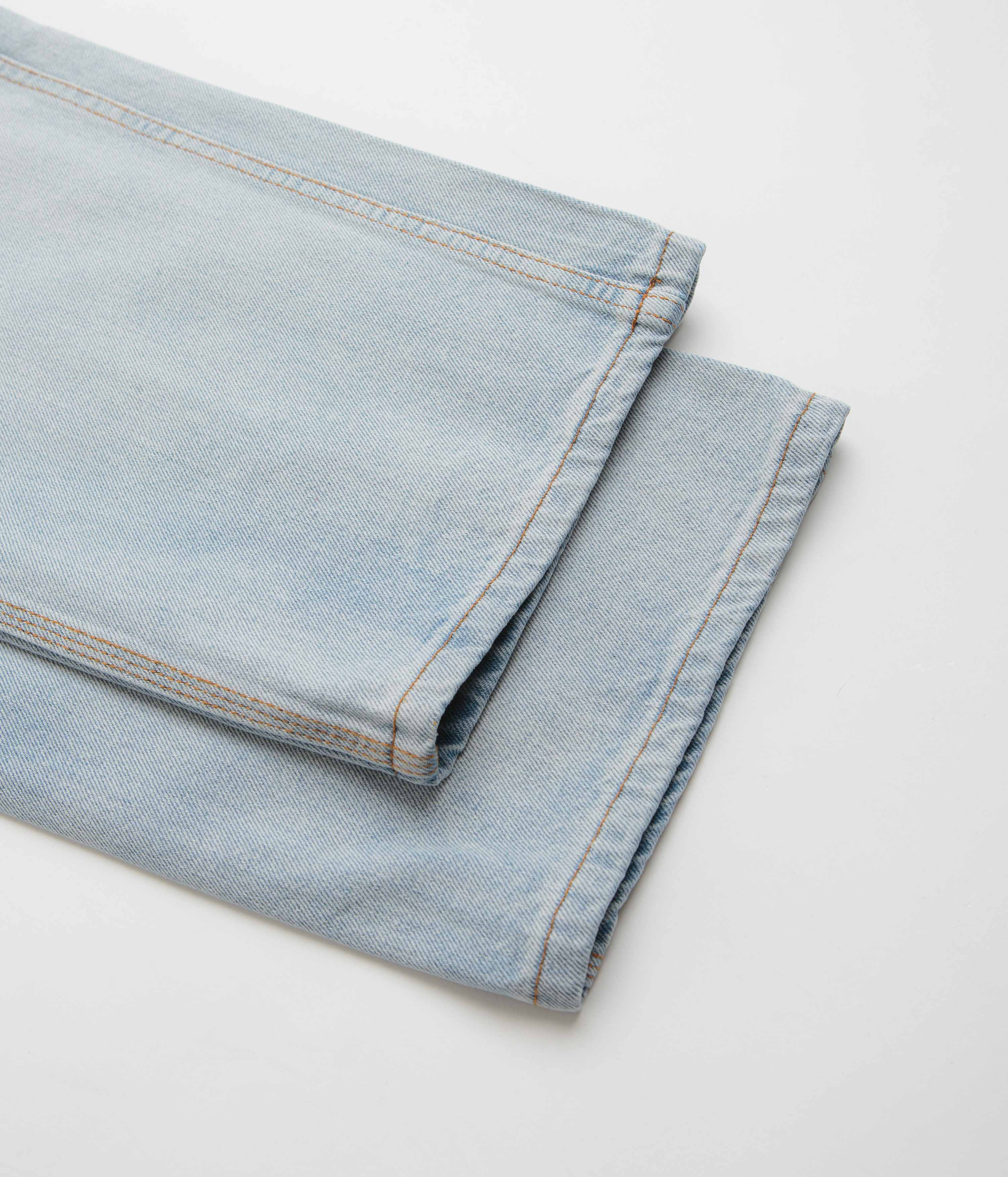 Butter Goods Relaxed Jeans - Light Blue / Orange | Flatspot