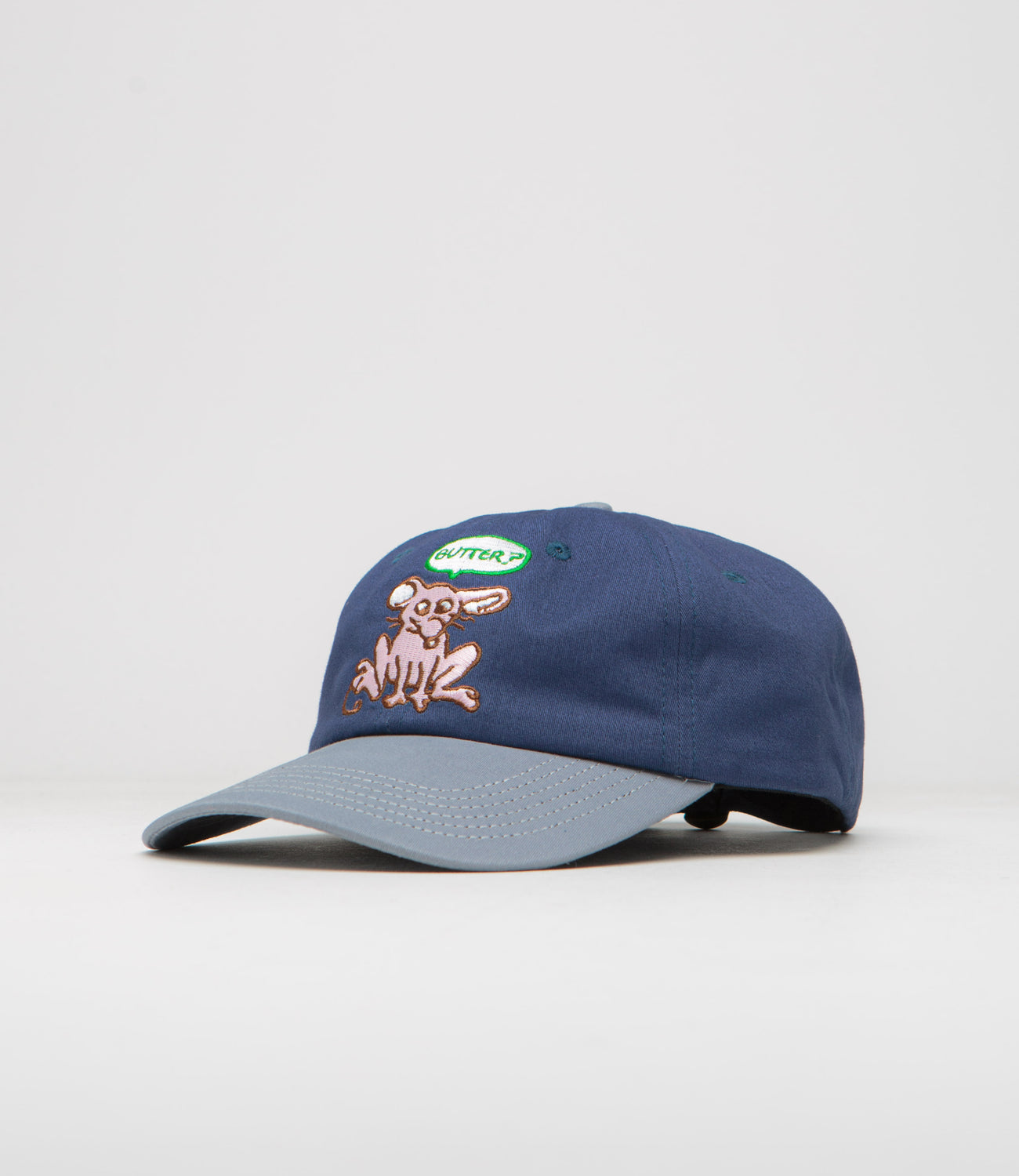Butter Goods Rodent Cap - Navy / Washed Slate | Flatspot