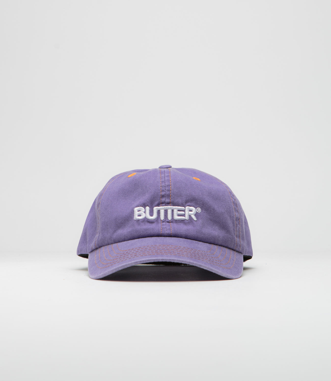 Butter Goods Rounded Logo Cap - Washed Grape | Flatspot