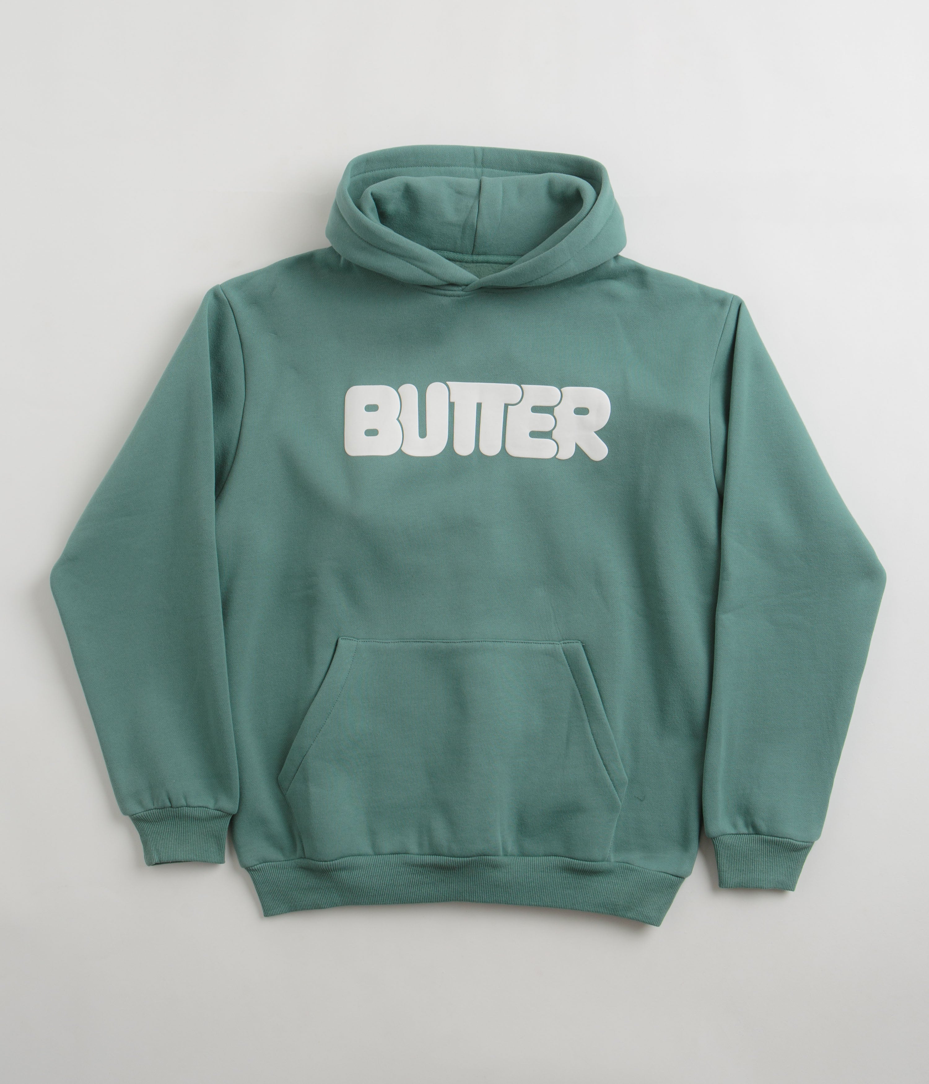 Butter Goods Rounded Logo Hoodie - Jungle Wood | Flatspot