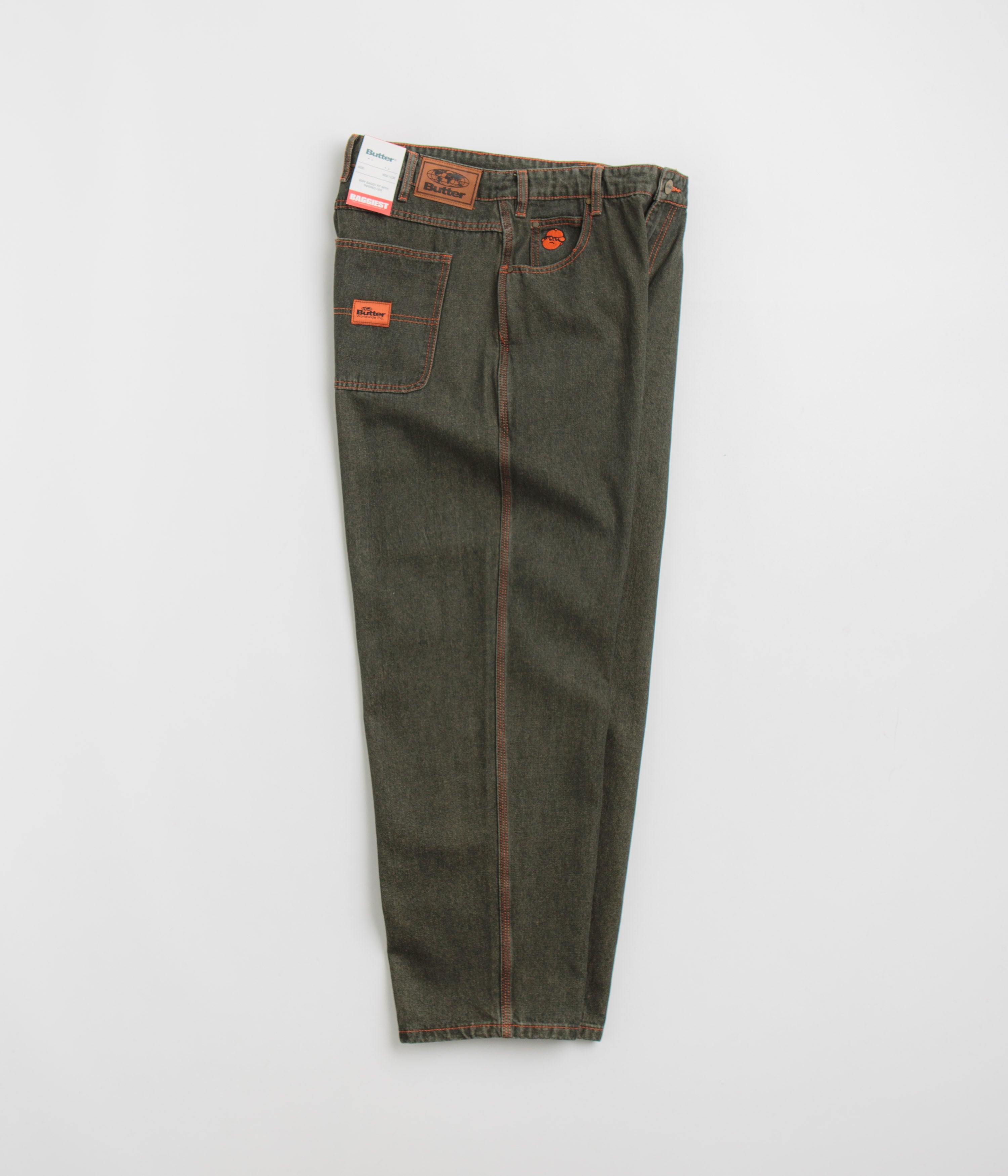 Butter Goods Santosuosso Jeans - Dark Army Wash | Flatspot