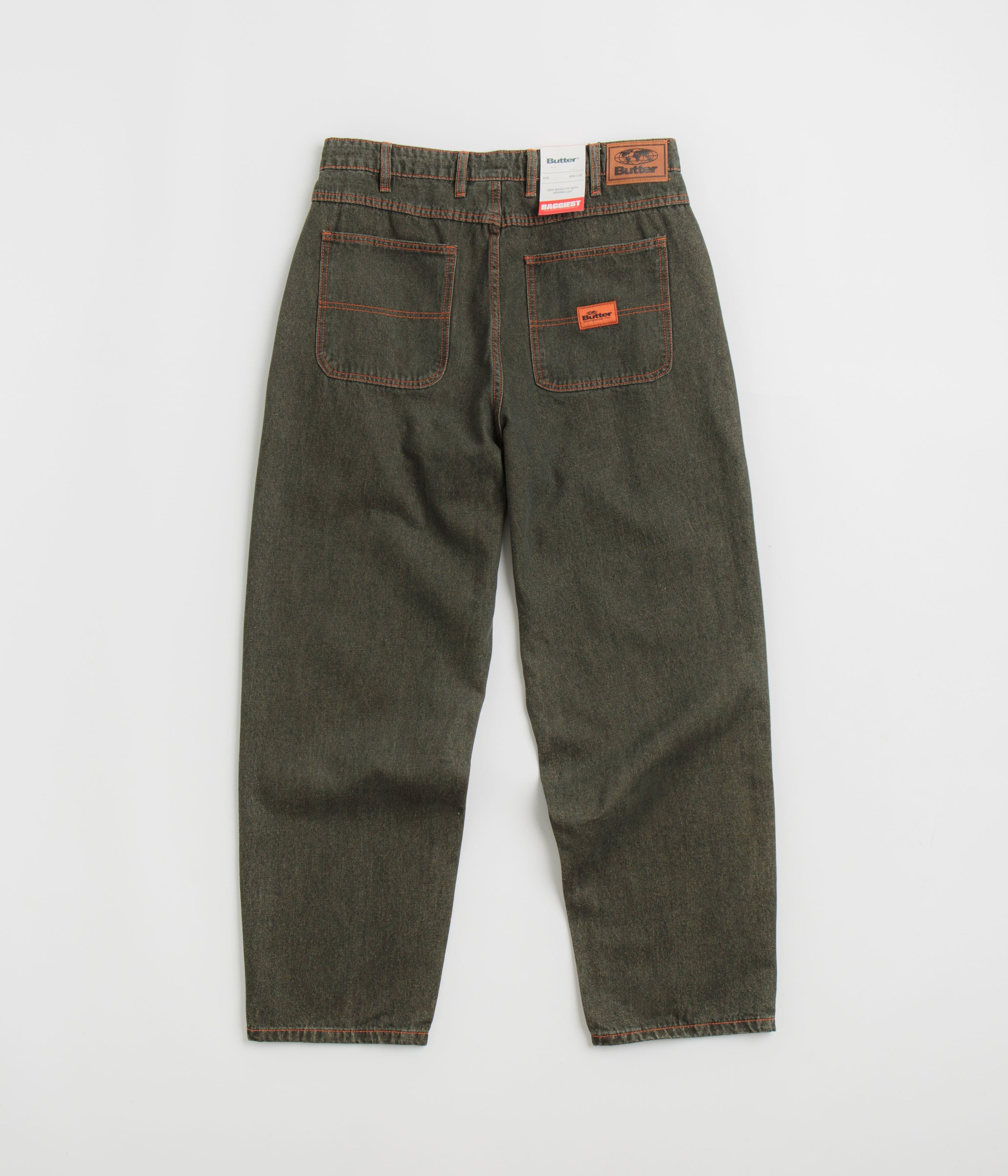 Butter Goods Santosuosso Jeans - Dark Army Wash | Flatspot