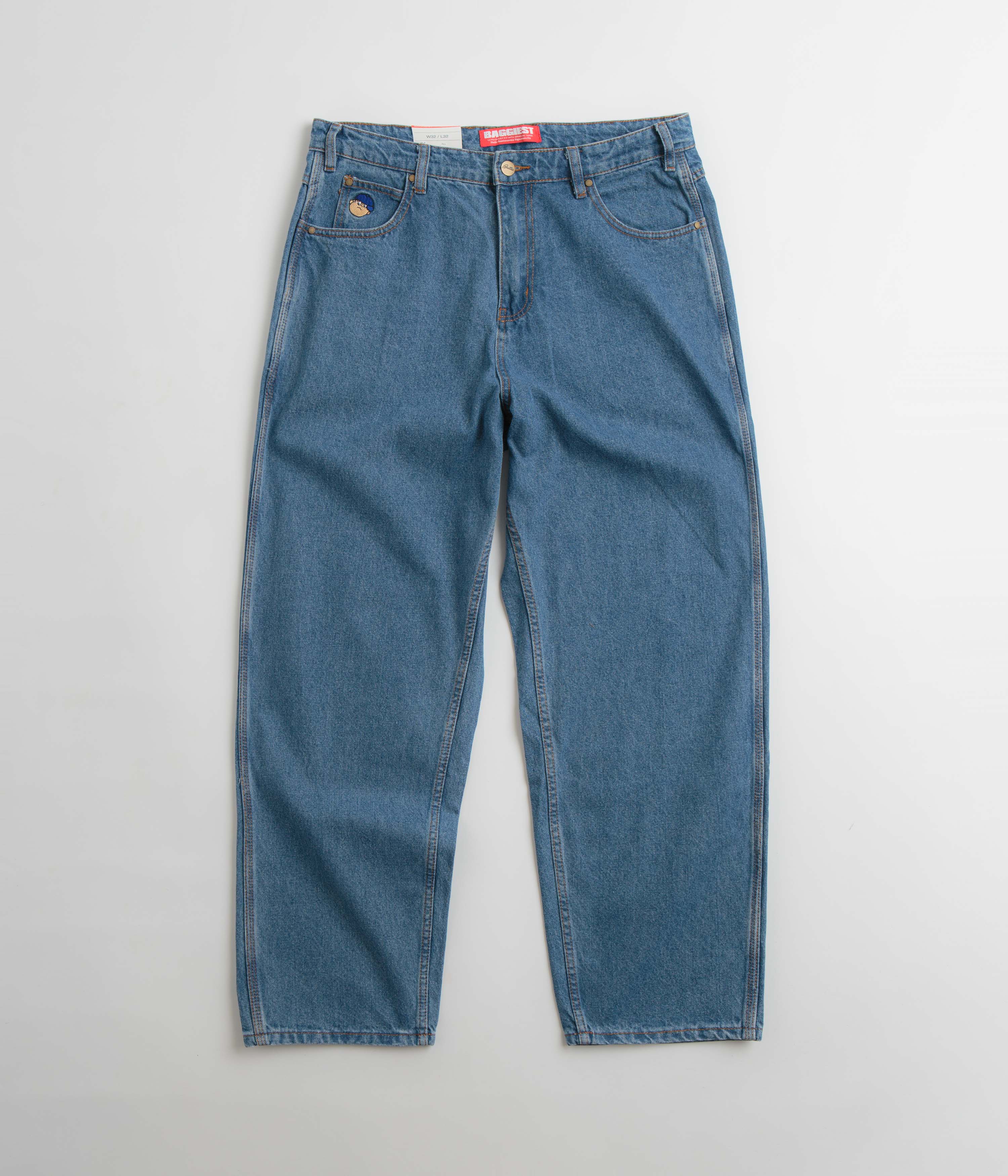 Butter Goods Santosuosso Jeans - Washed Indigo / Blue / Blue | flatspot