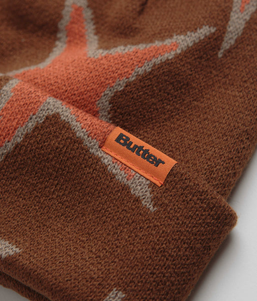 Butter Goods Stars Cuff Beanie - Oak | Flatspot